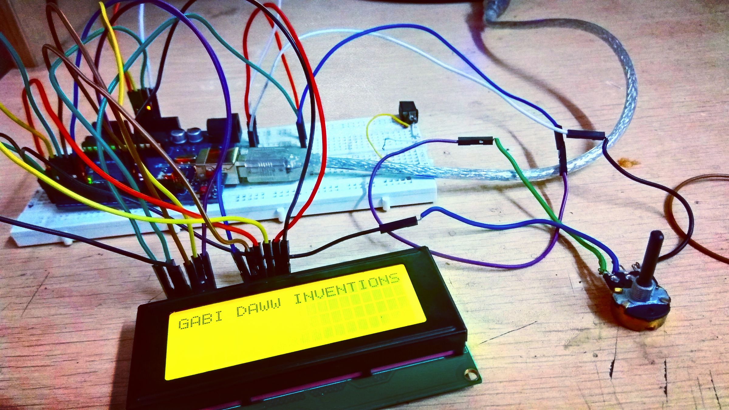 arduino lcd display flyin text effect DIY Project to Discover - FindingDIY