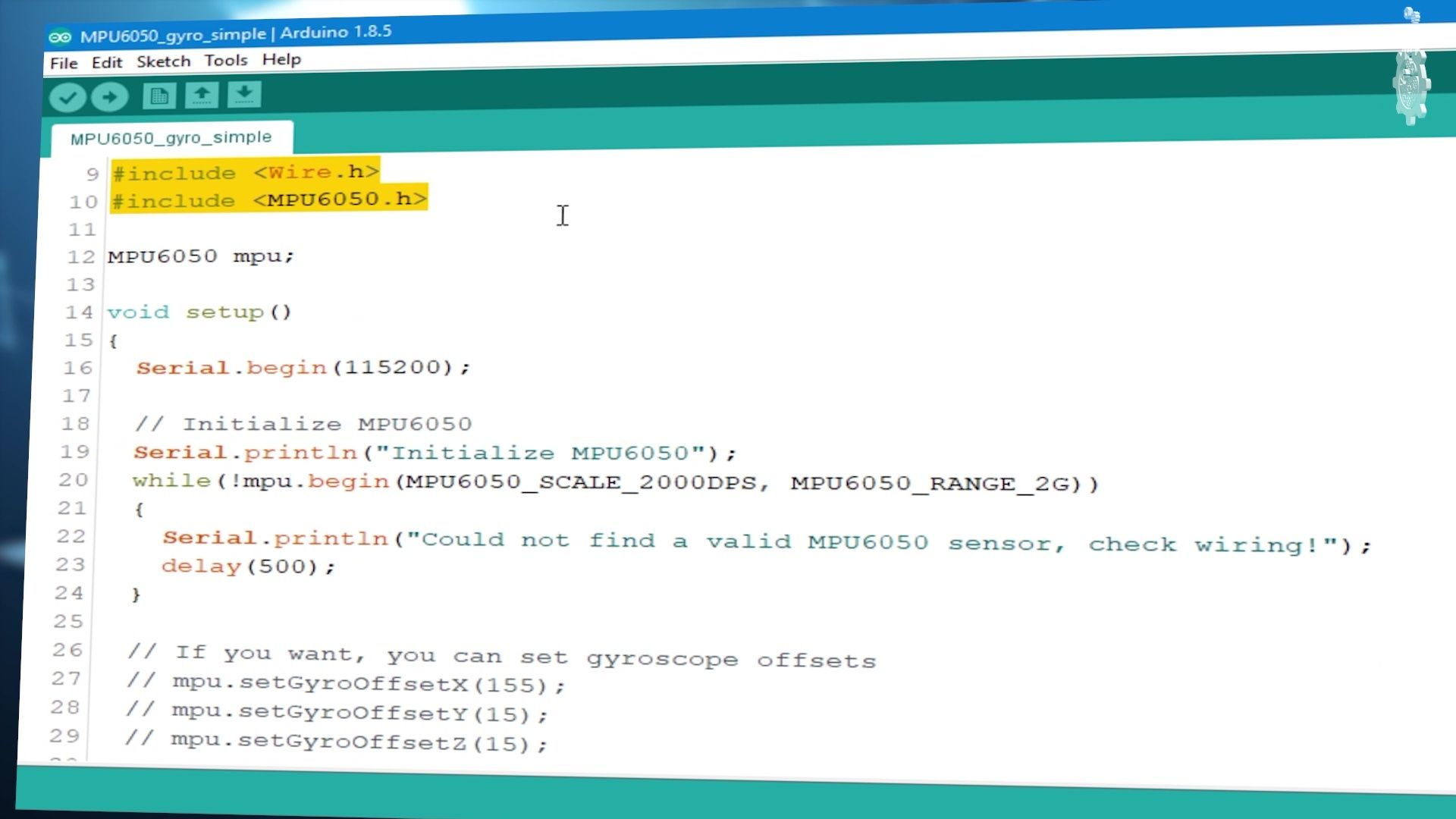 MPU 6050 Tutorial | How to Program MPU 6050 With Arduino : 8 Steps ...