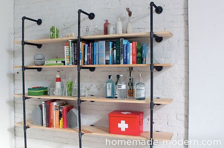 HomeMade Modern DIY Pipe Shelves : 9 Steps (with Pictures) - Instructables