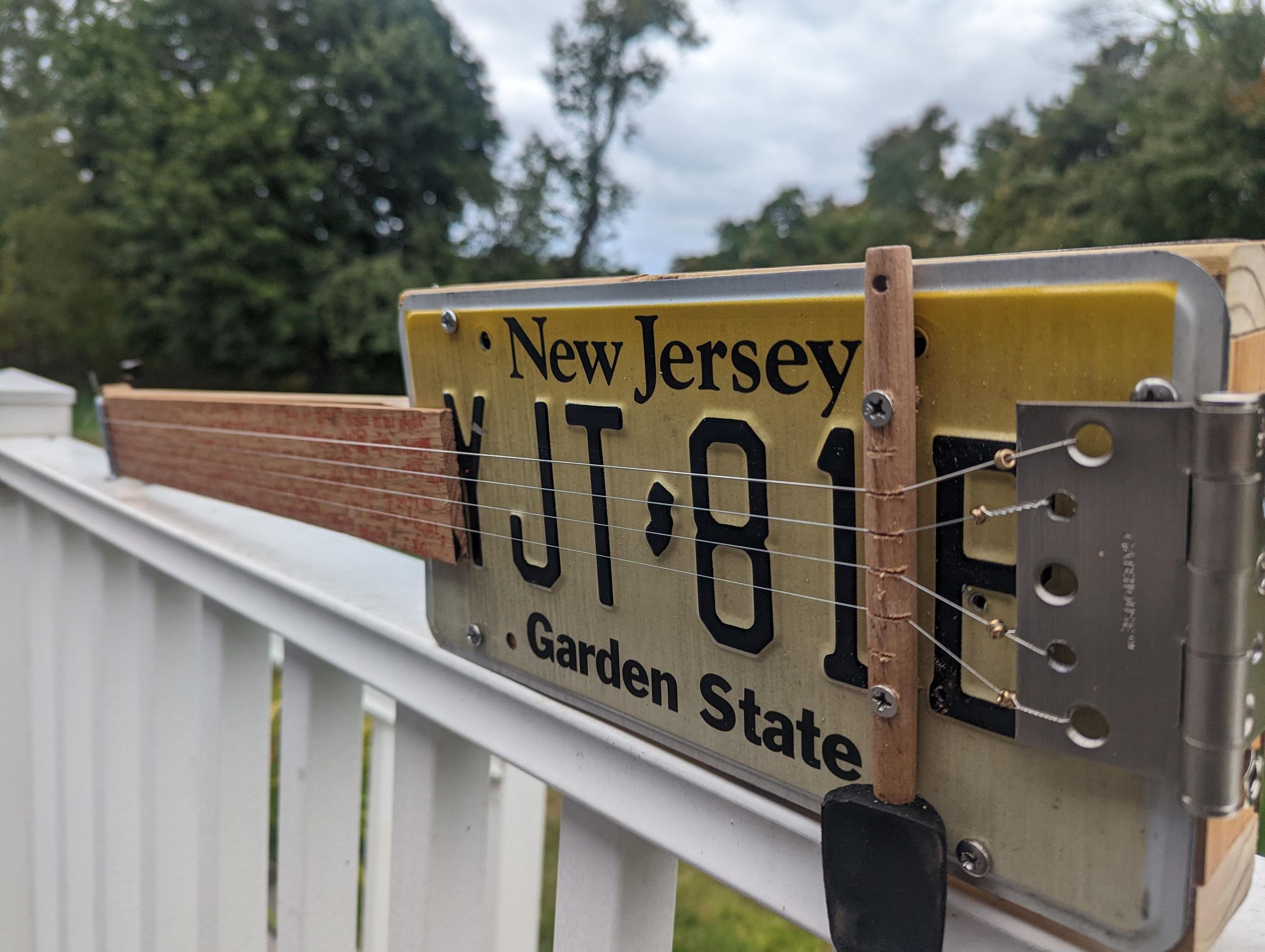Electric Scrap Wood License-Plate Guitar : 7 Steps (with Pictures ...