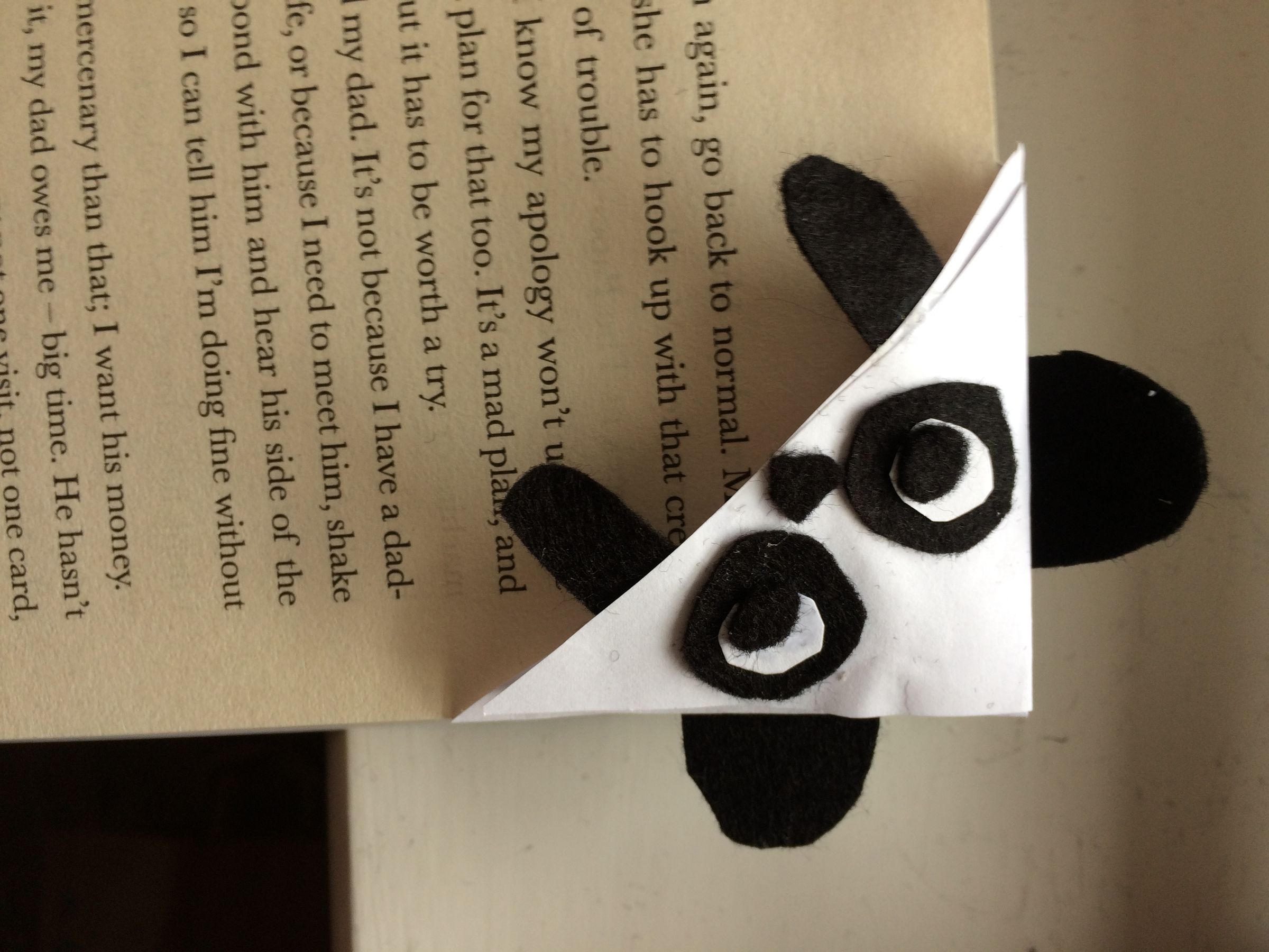 Cute Panda Corner Bookmark :) : 6 Steps (with Pictures) - Instructables