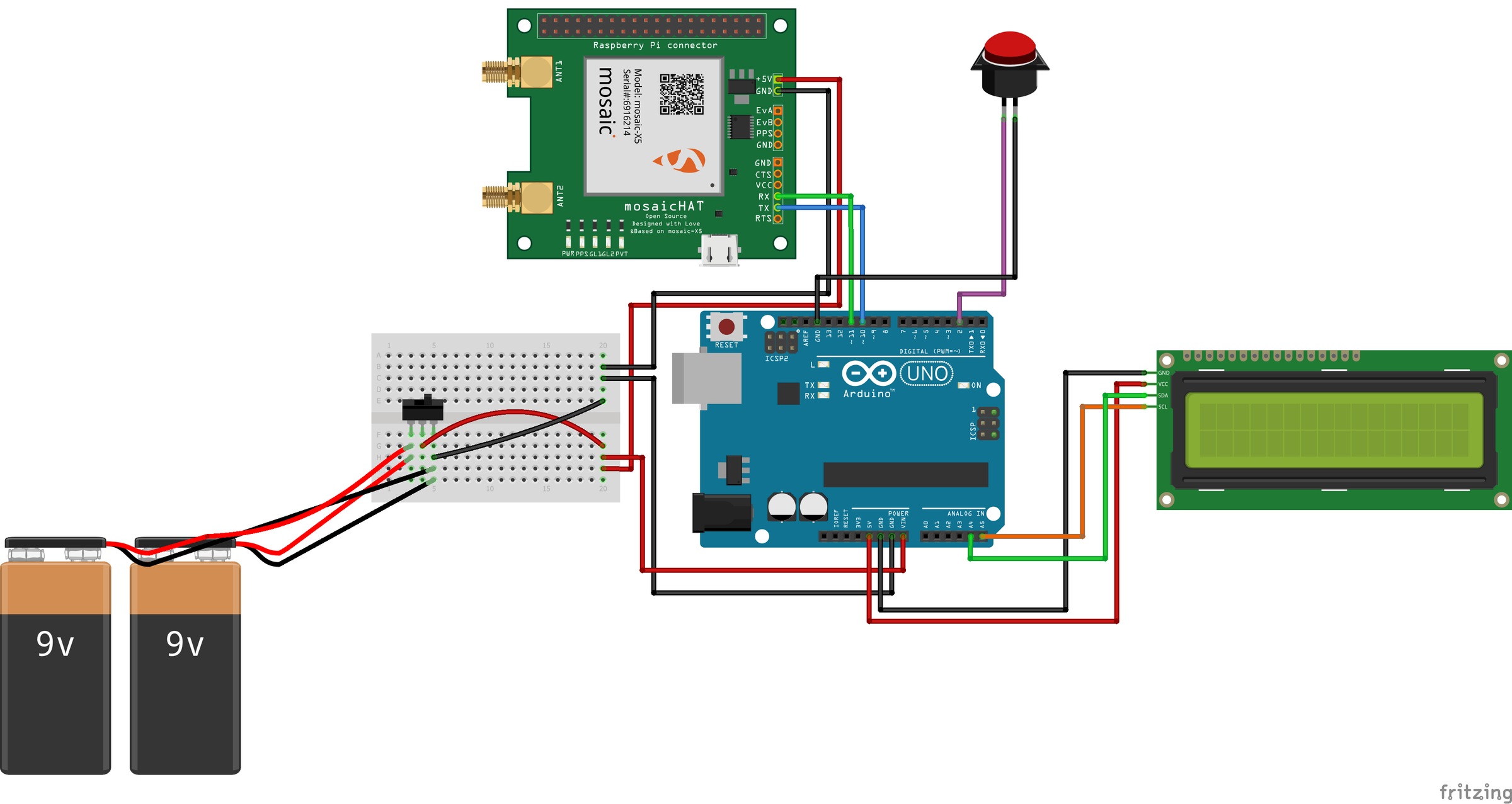 Building a GPS/GNSS Receiver Using MosaicHAT and Arduino : 8 Steps ...
