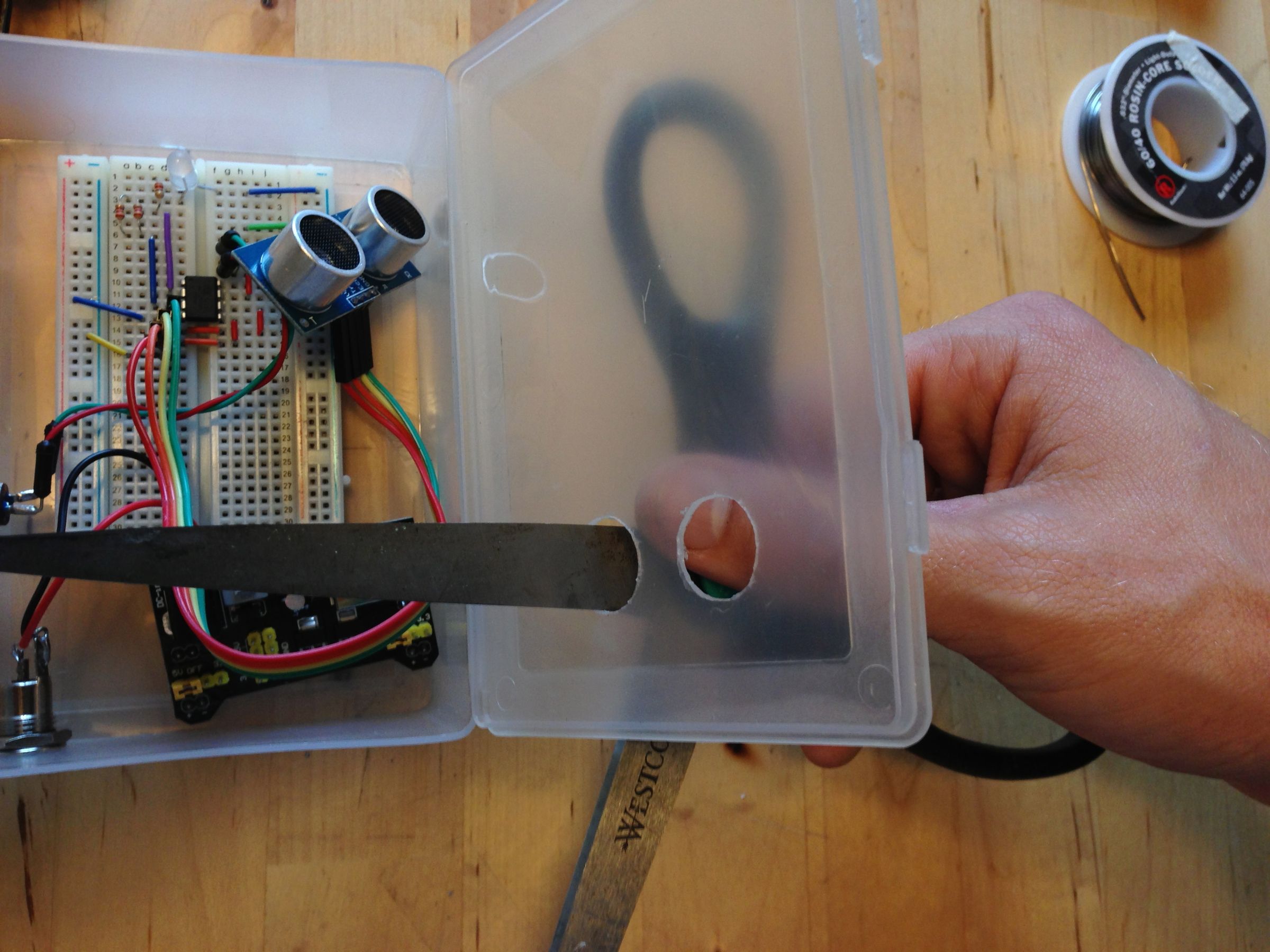 Ultrasonic Garage Parking Assistant With Arduino and an ATtiny85 : 4 ...