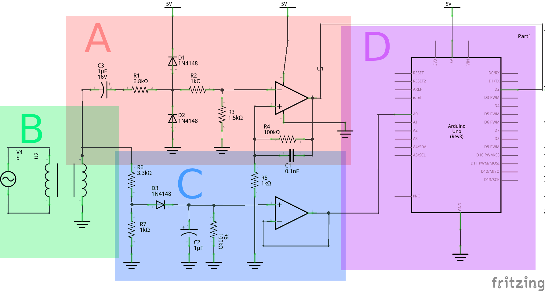 Power Supply Frequency and Voltage Measurement Using Arduino : 6 Steps ...