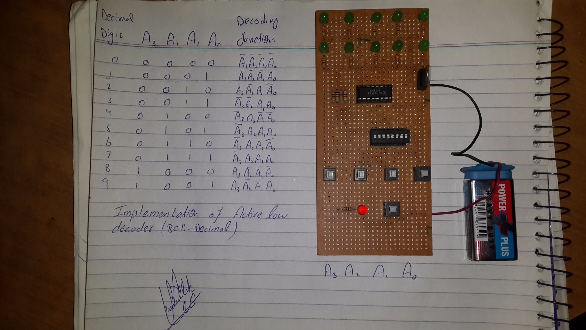 Active Low Decoder (BCD Decimal) : 7 Steps (with Pictures) - Instructables