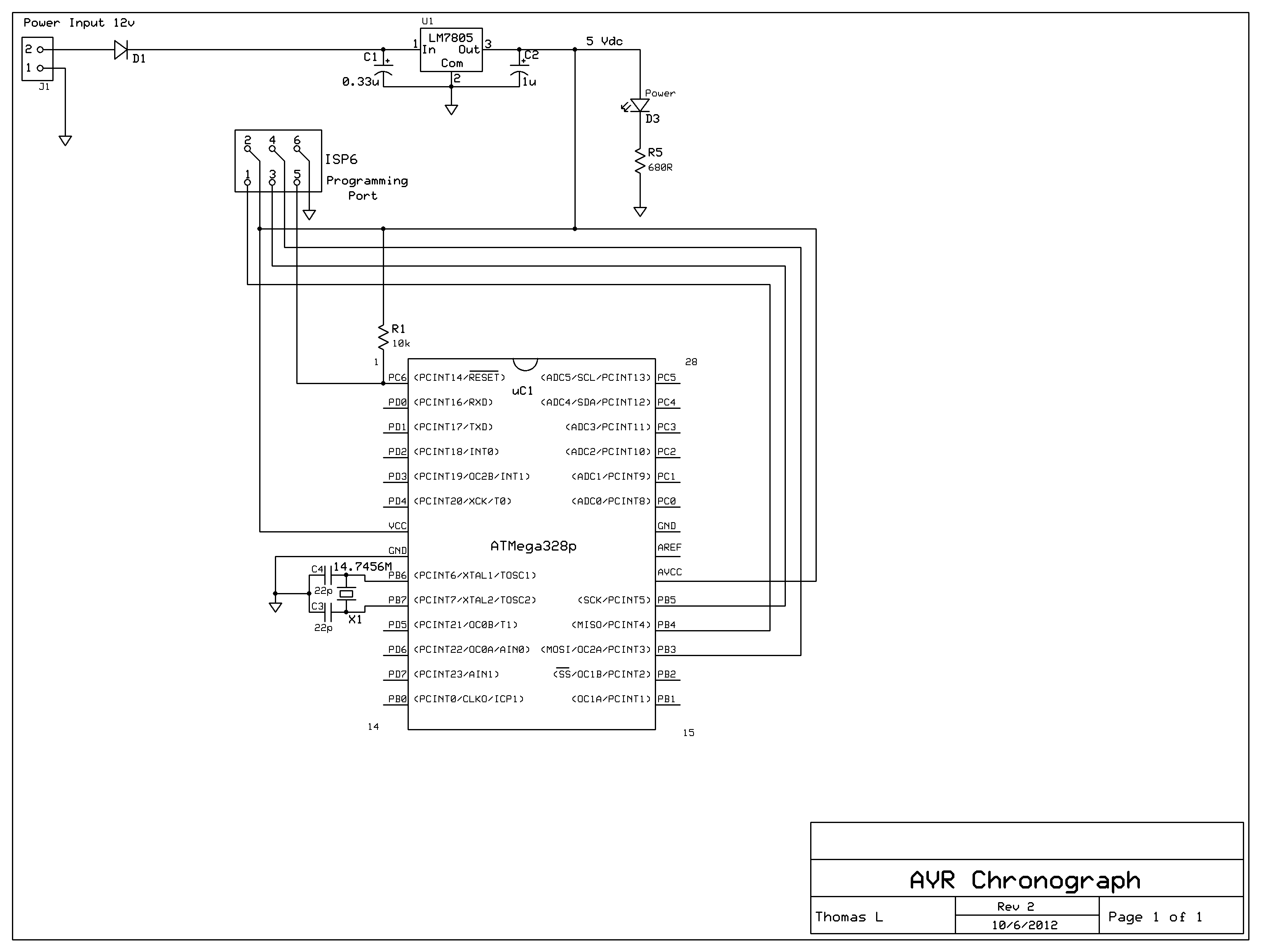AVR Chronograph From Concept to PCB : 13 Steps (with Pictures ...