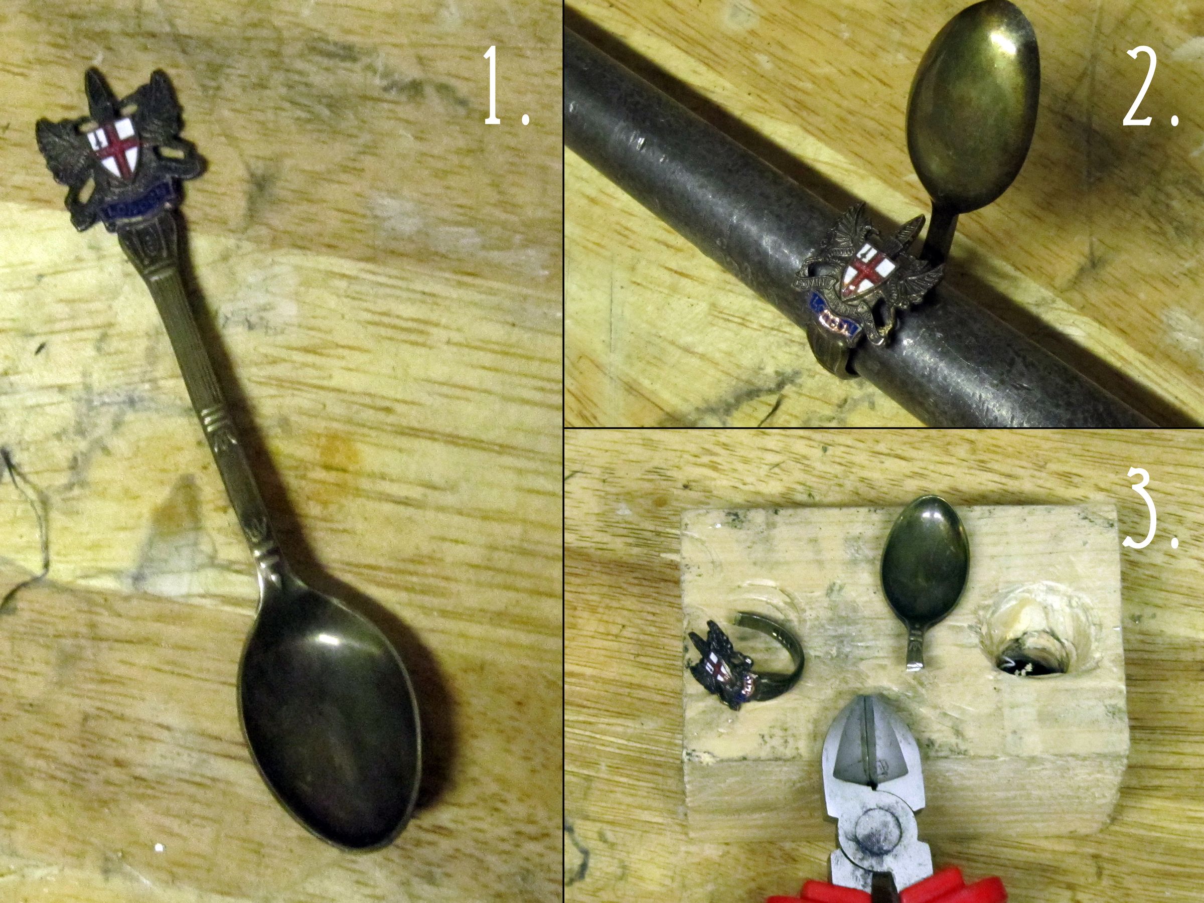 Spoon Ring - DIY Tutorial : 3 Steps (with Pictures) - Instructables