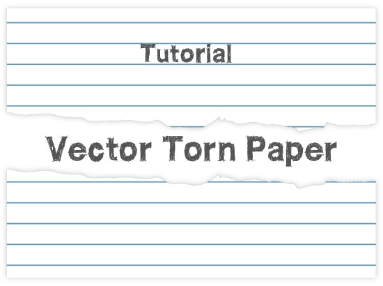 how make a vector torn paper with illustrator DIY Project - Step-by ...