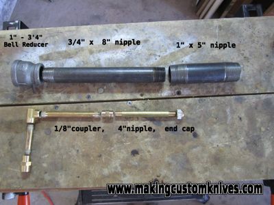How to Build a Gas Forge Burner : 9 Steps (with Pictures) - Instructables