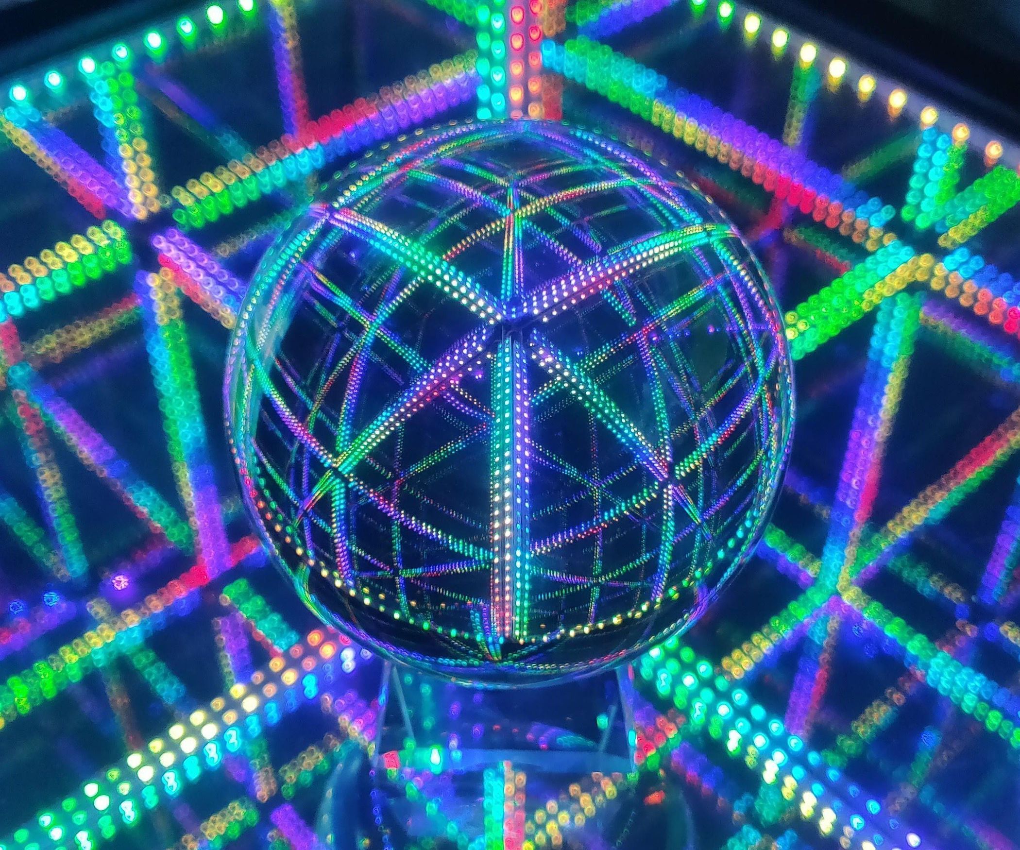 LED Sound Reactive Infinity Cube End Table : 6 Steps (with Pictures) - Instructables