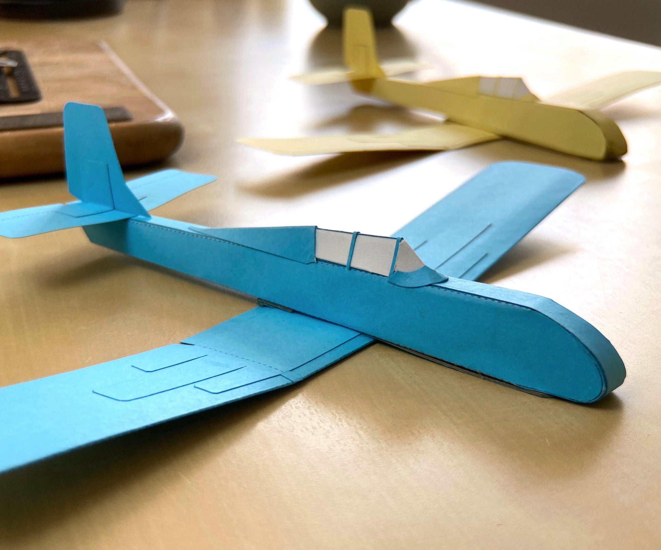 Card Stock Vintage Racer Airplane : 10 Steps (with Pictures ...