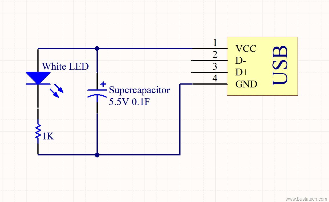 Supercapacitor USB Light : 8 Steps (with Pictures) - Instructables