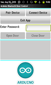Arduino & Android Based Bluetooth Control Password Protected Door Lock ...