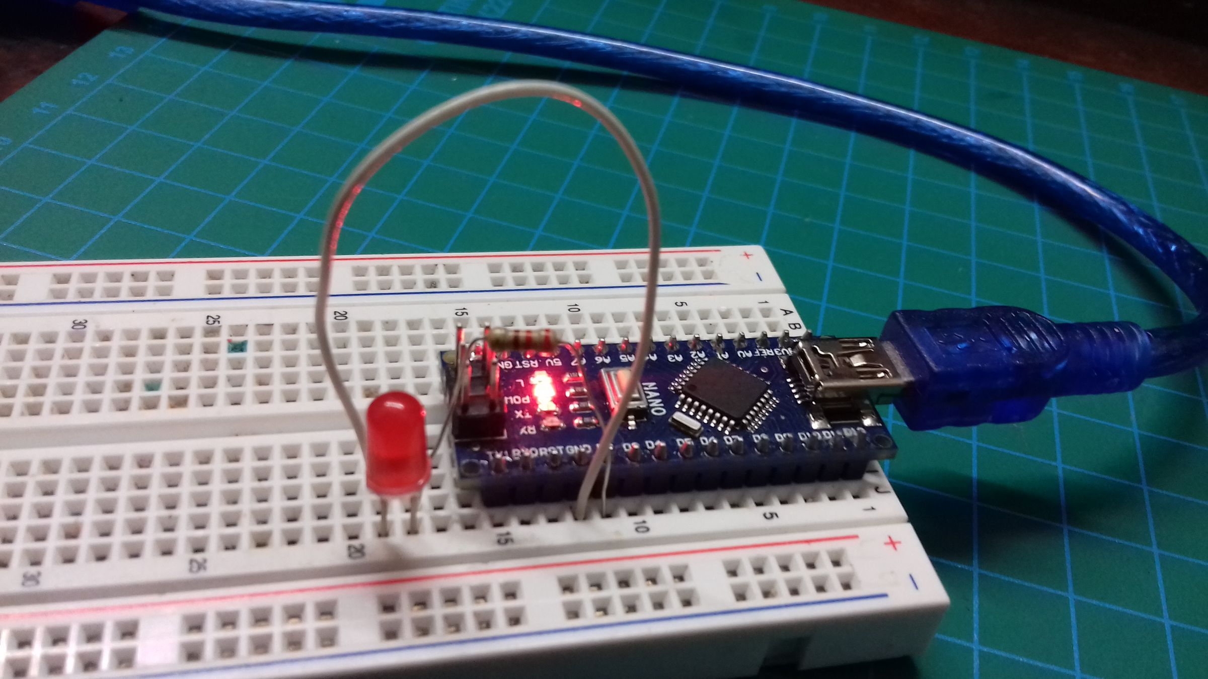 How to Wire an Arduino With a Led (Como Conectar Un Arduino Con Un Led ...