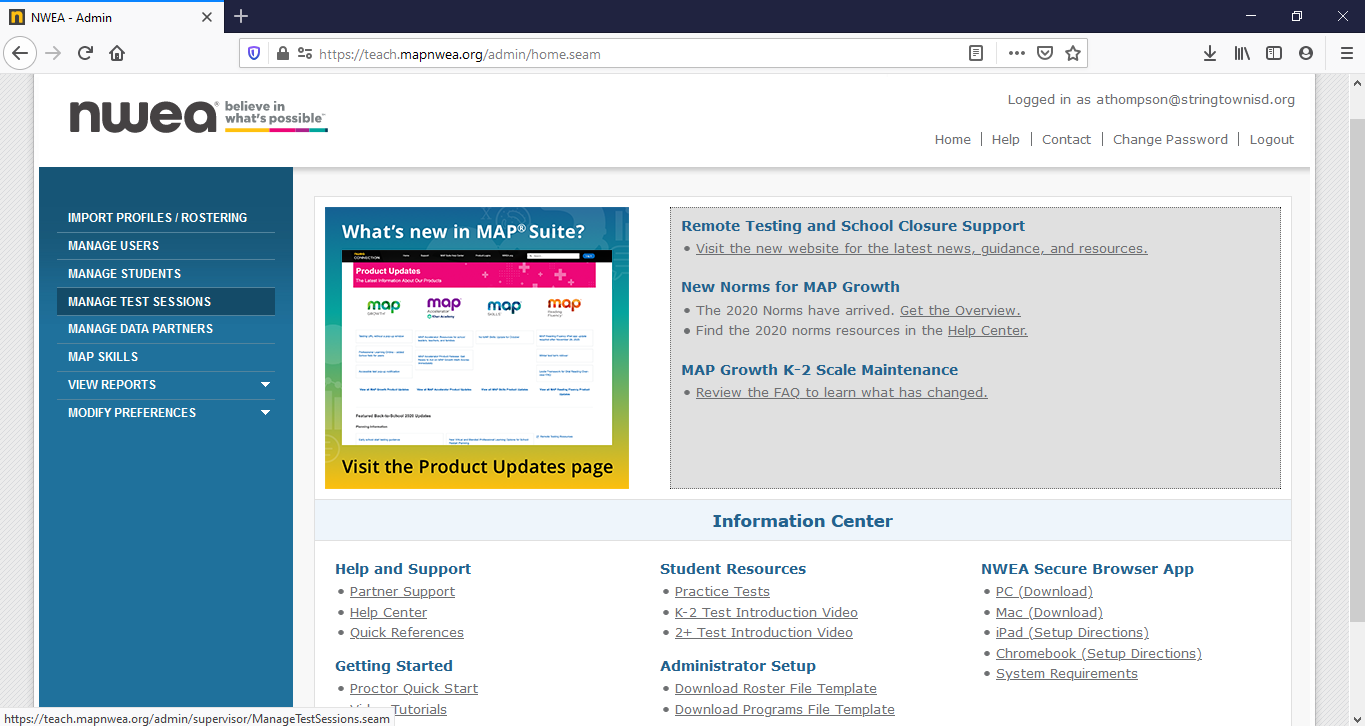NWEA MAPS Setting Up Test Sessions : 12 Steps - Instructables