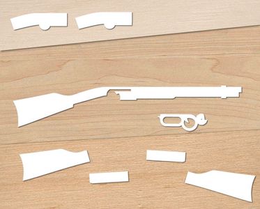 How to Make a Wooden Toy Winchester Rifle : 4 Steps (with Pictures ...