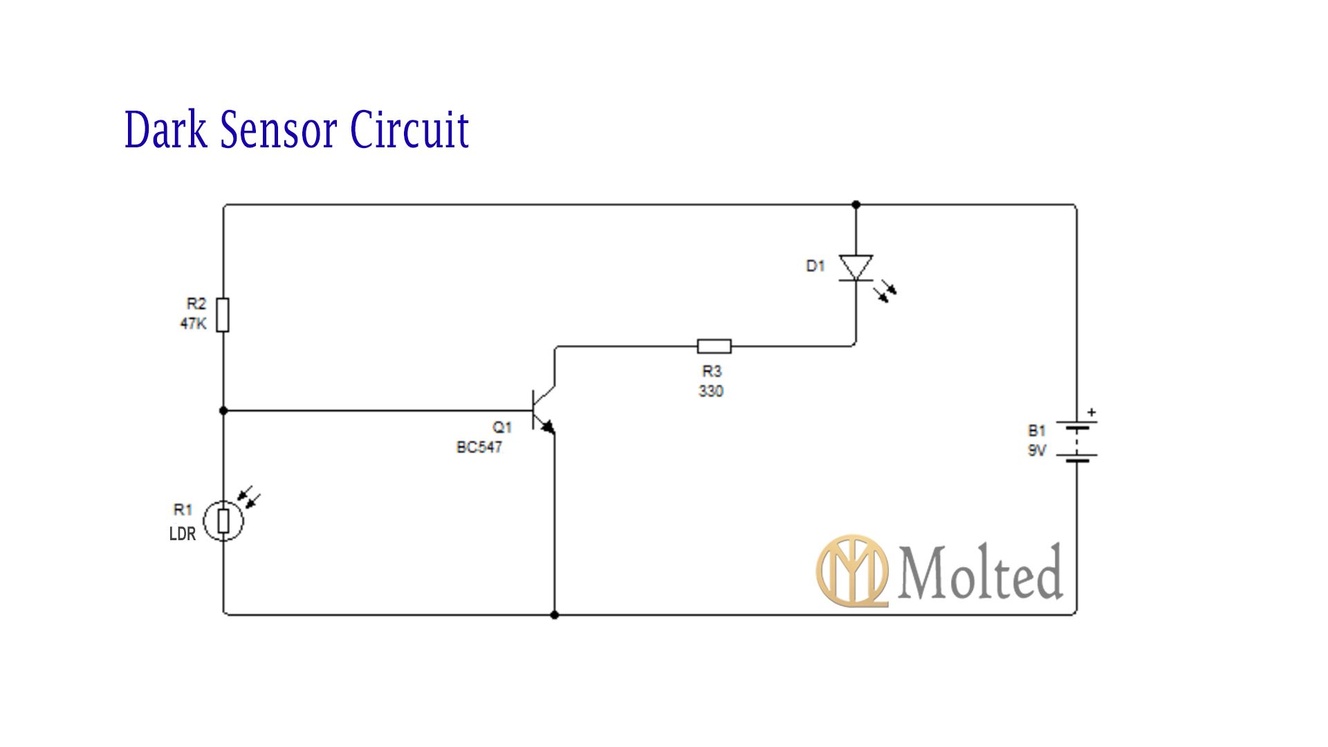 5 LDR Circuits: Latching, Timers, Light & Dark Sensors : 3 Steps - Instructables