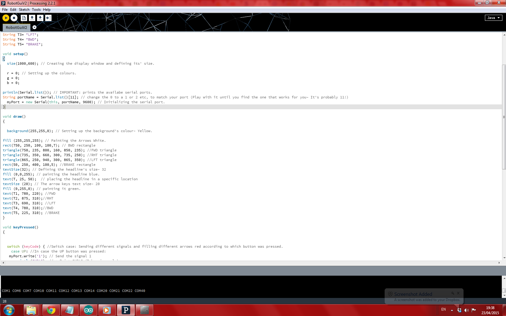 PC Controlled Bluetooth Robot (With a GUI !) : 9 Steps - Instructables