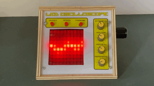 100 LED Oscilloscope : 12 Steps (with Pictures) - Instructables