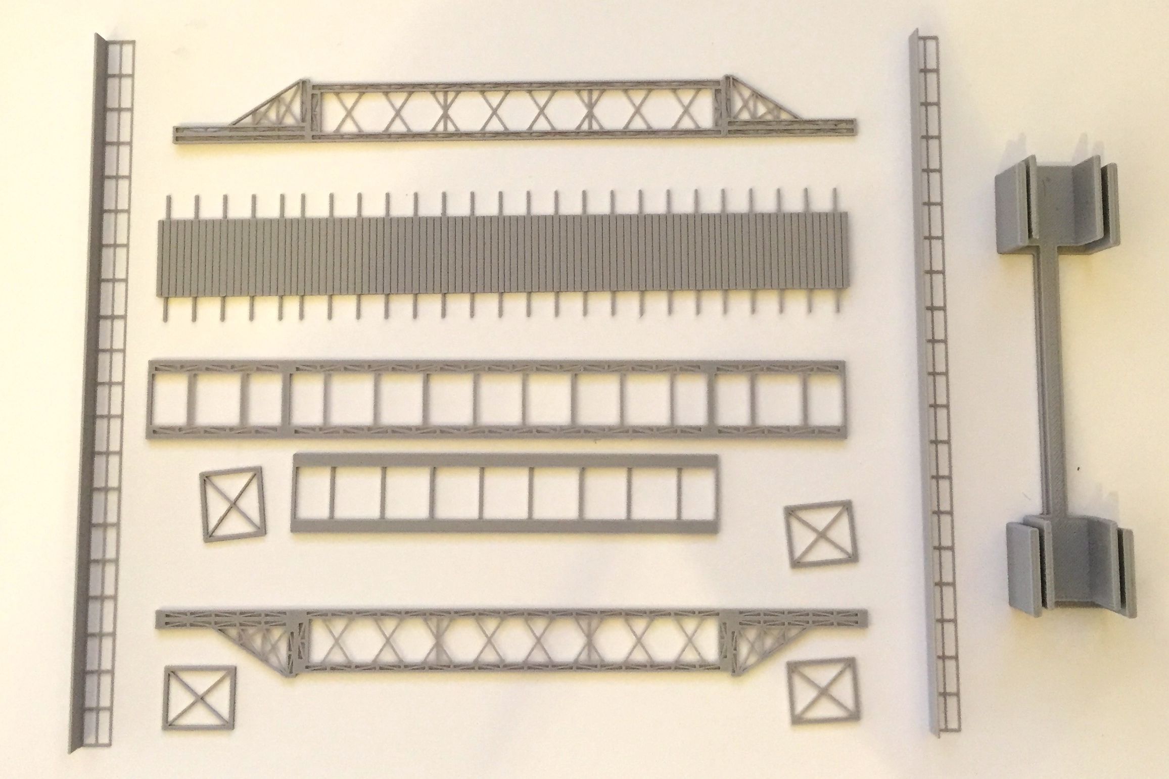 Building a 1:160 (N) Scale Model of a Truss Railroad Bridge : 6 Steps ...