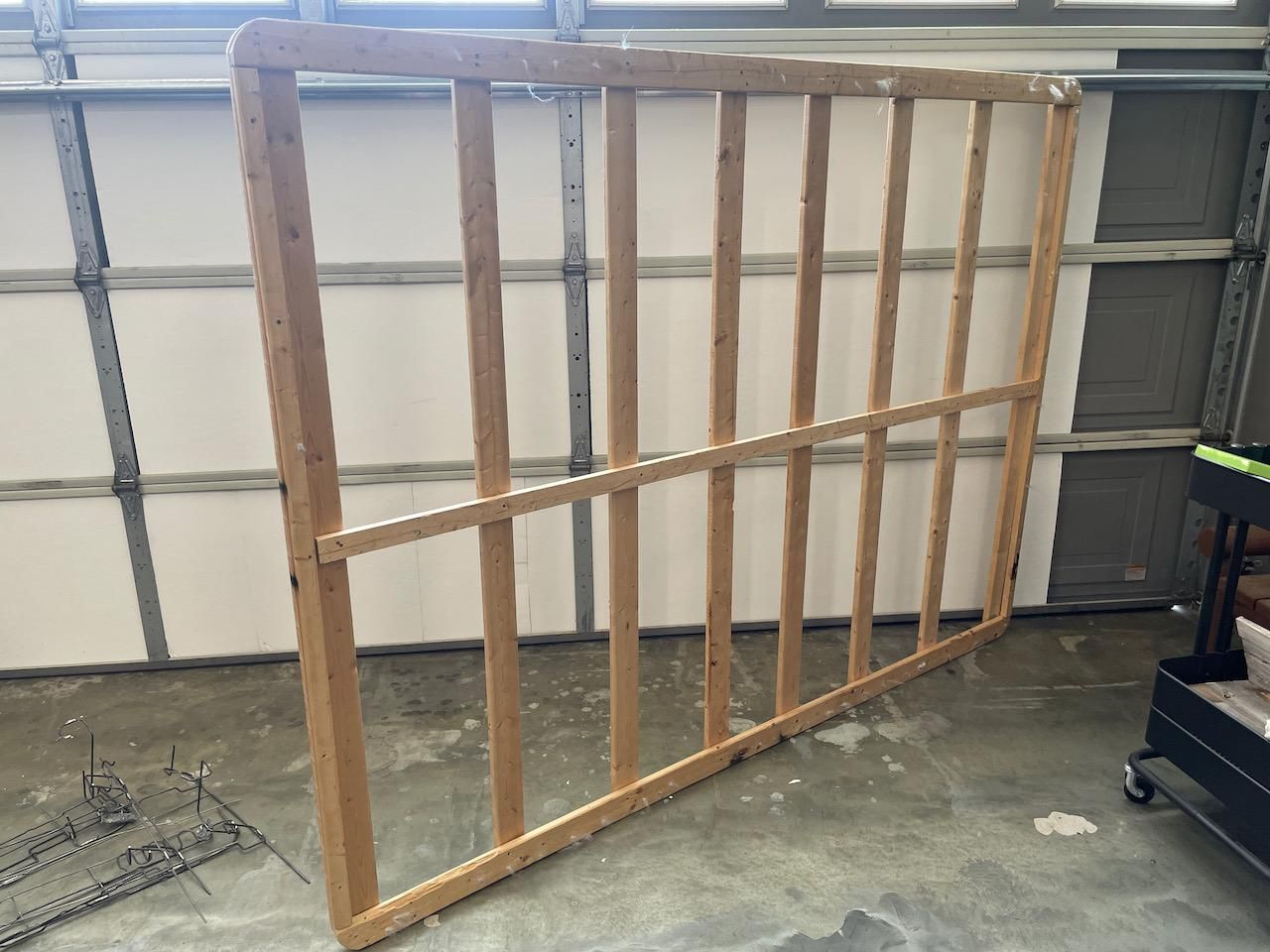 DIY Mid-Century Modern Bed Frame From Old Boxspring : 5 Steps ...