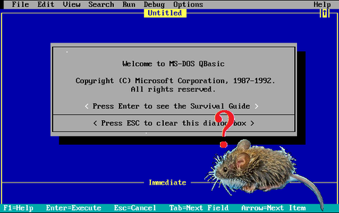 Using a Mouse in QBasic Programs : 3 Steps - Instructables
