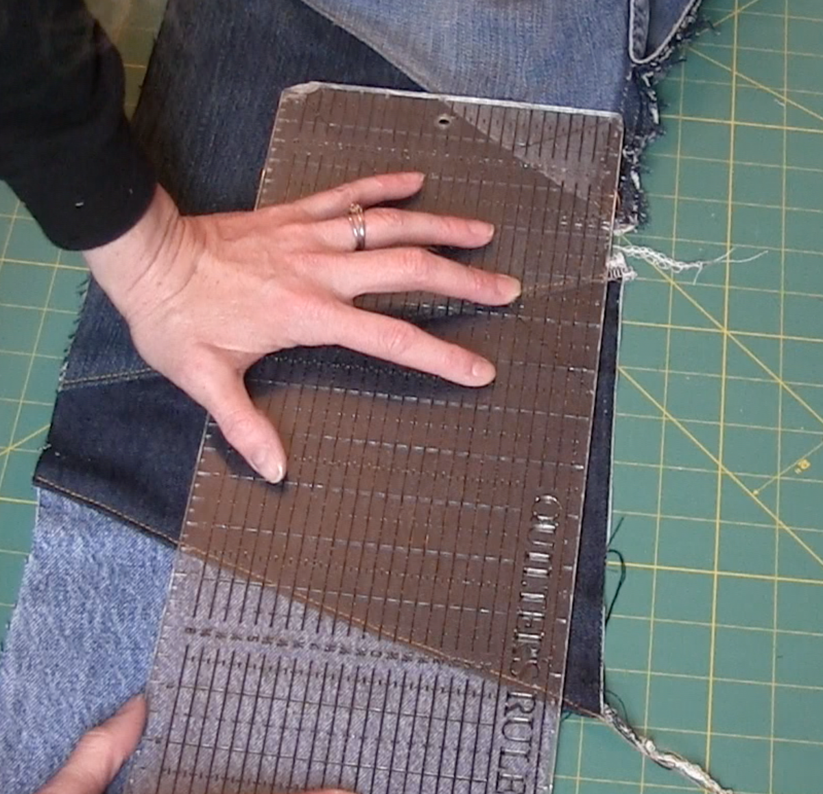 Designer Patchwork Jeans Remake : 8 Steps (with Pictures) - Instructables