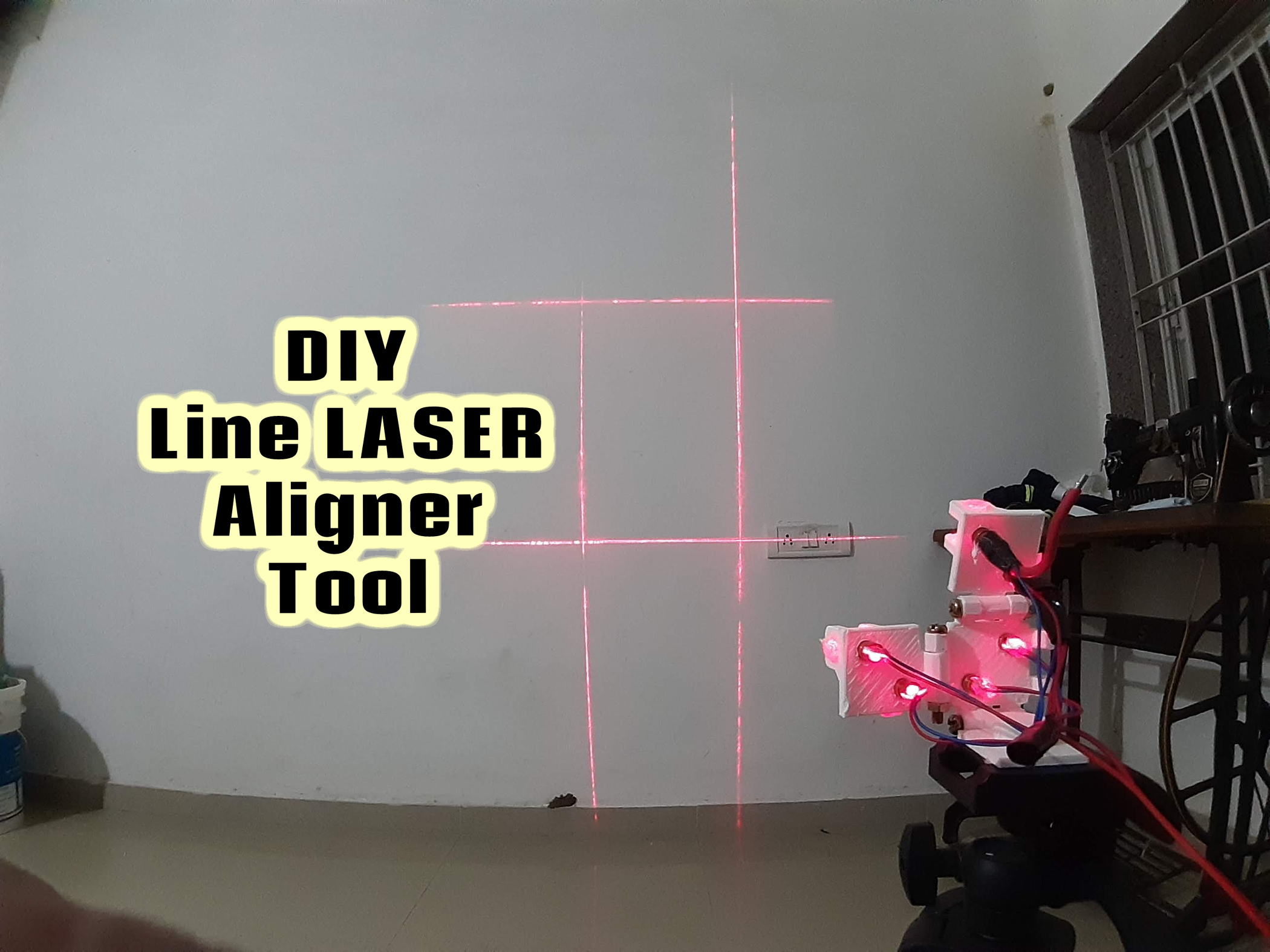 $15 DIY Adjustable Line Laser Alignment Tool . : 7 Steps (with Pictures ...