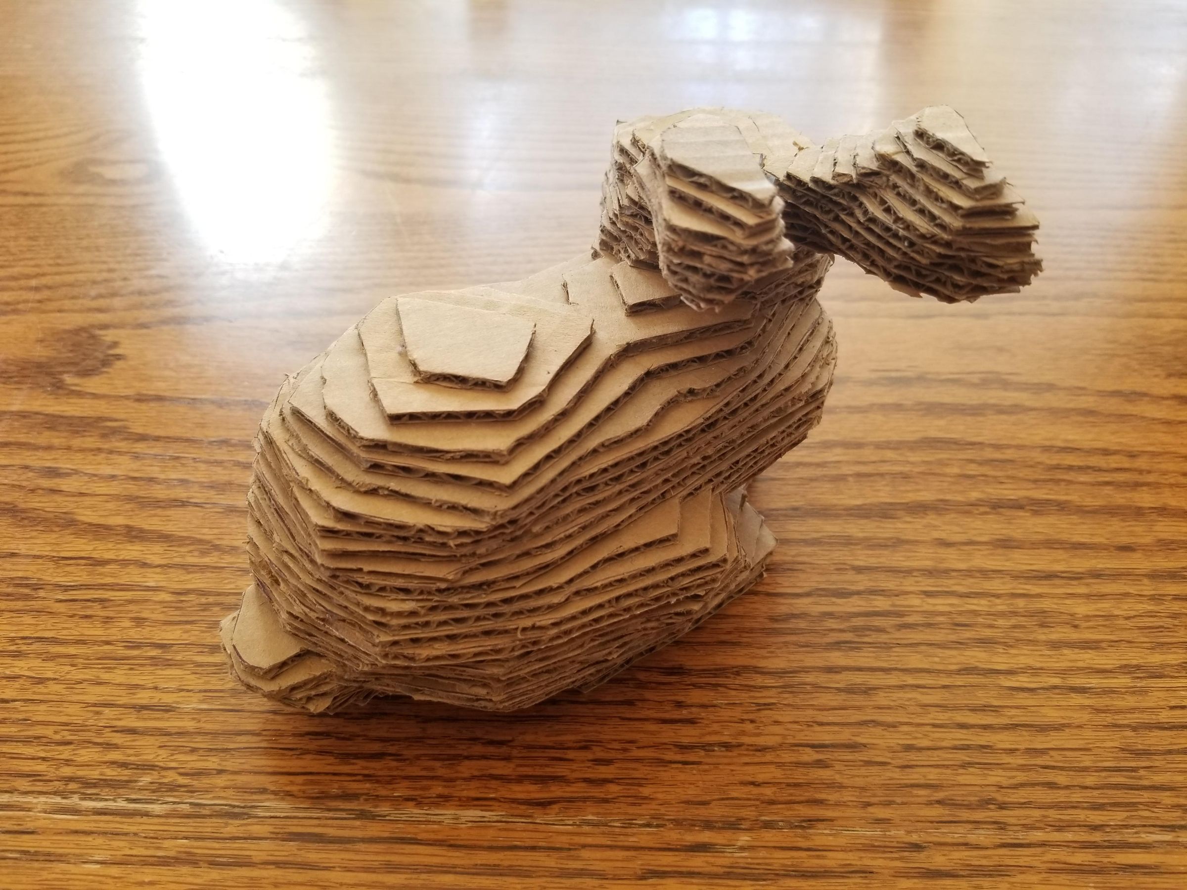 How to Make a Layered Cardboard Sculpture of Almost Anything : 4 Steps ...