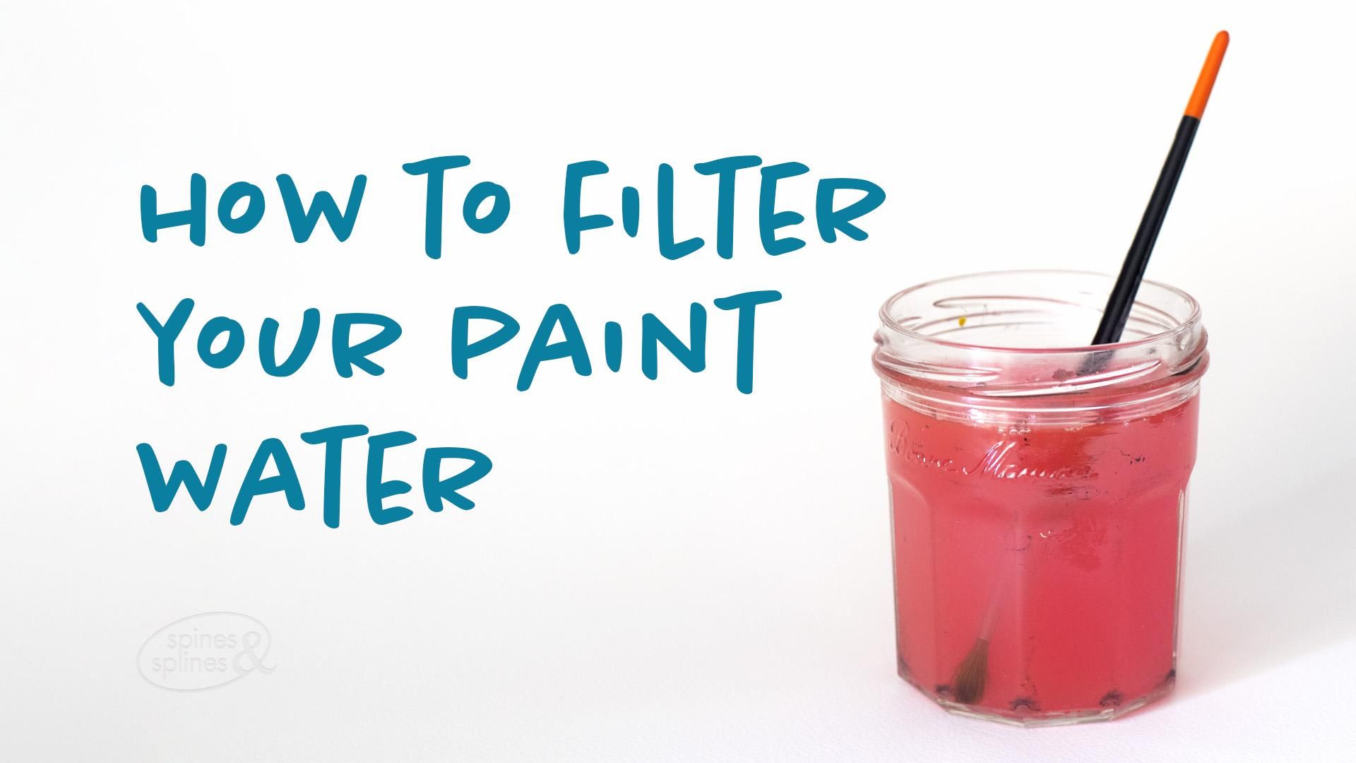 How (and Why) to Filter Your Paint Water : 3 Steps (with Pictures ...