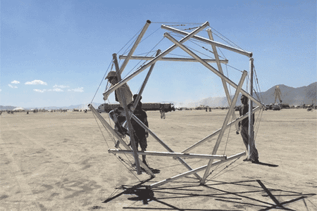 Tensegrity Goes Big for Burning Man : 47 Steps (with Pictures ...