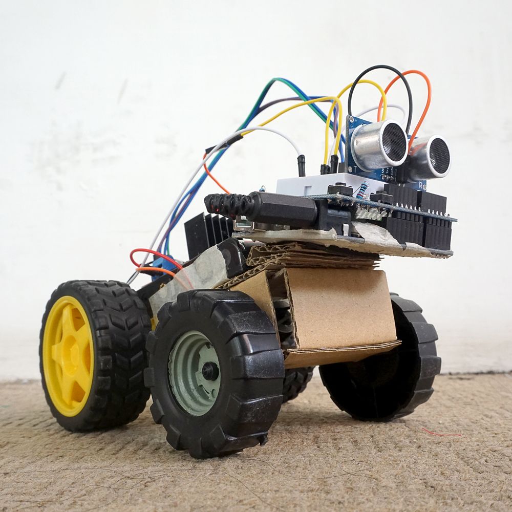 Obstacle Avoiding Robot Using Arduino : 5 Steps (with Pictures ...