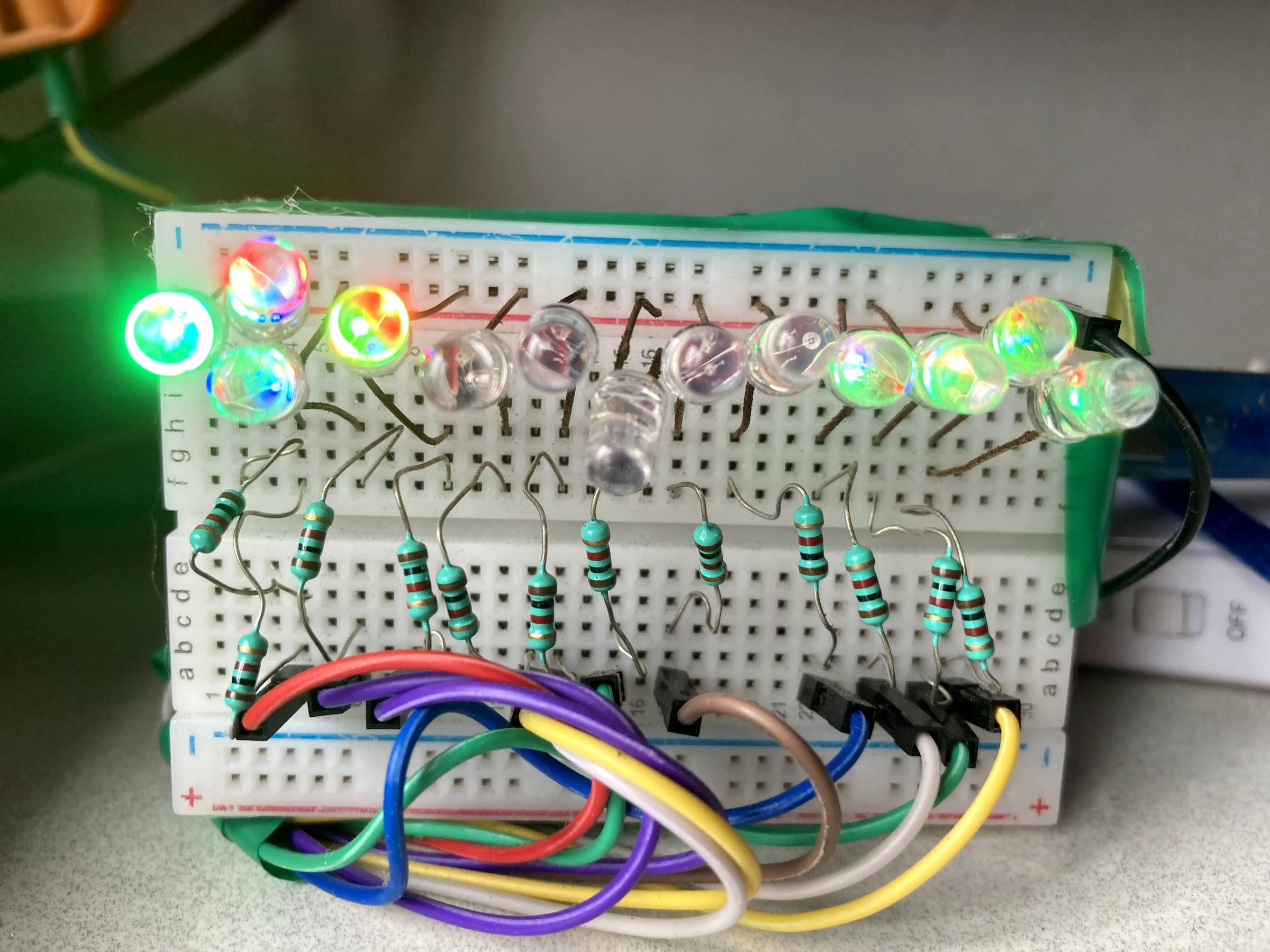 A Simple Audio Visualizer With RGB LEDs : 5 Steps - Instructables