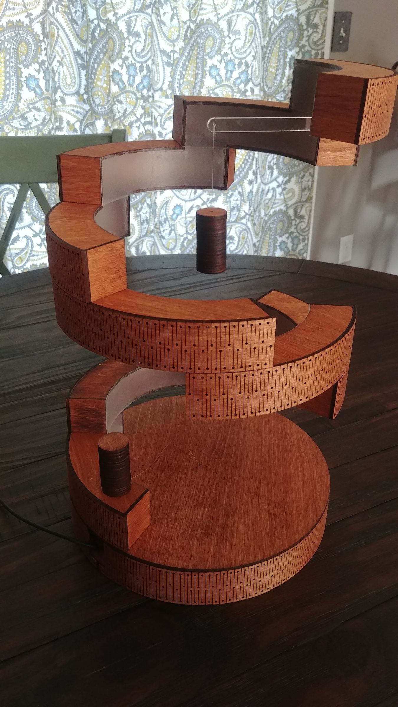 Wooden Coil Spring Lamp : 8 Steps (with Pictures) - Instructables