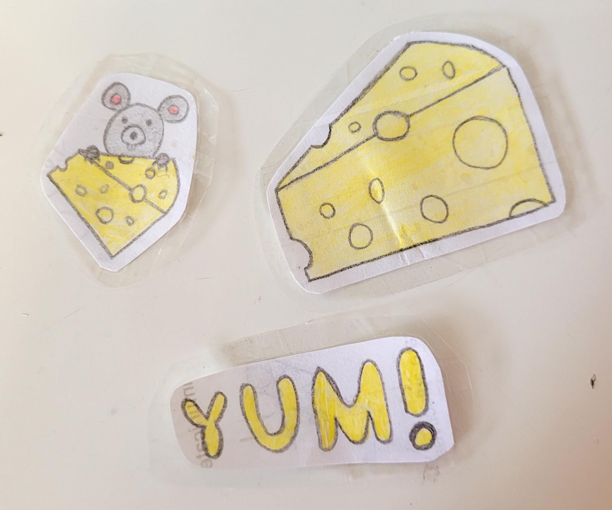 How to Make a Cheese-Themed Sticker in 5 Minutes : 6 Steps - Instructables
