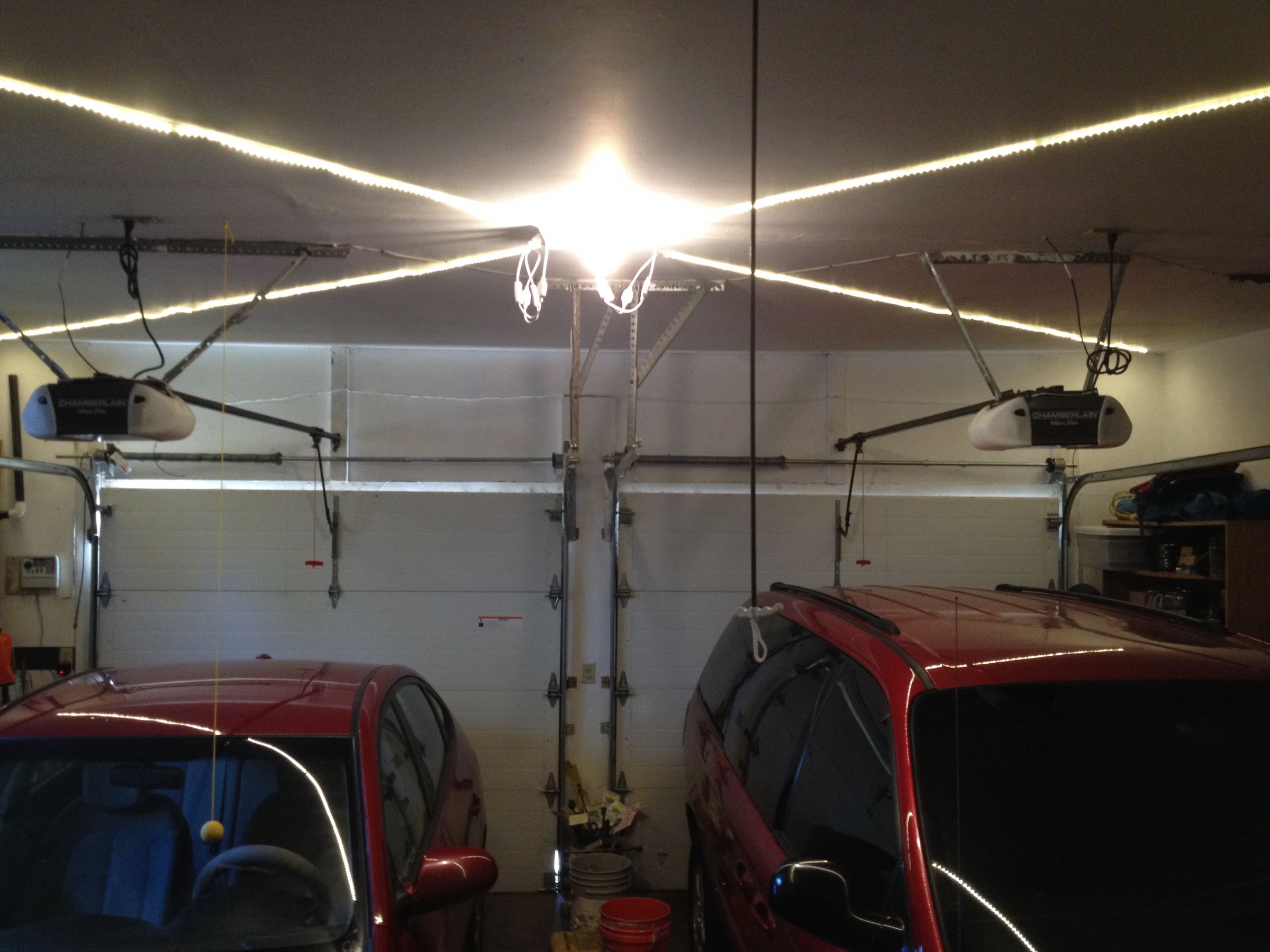 Inexpensive Garage Lights From LED Strips : 6 Steps (with Pictures ...