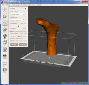 Making a Customized 3D Printable Foot Model (.stl) : 7 Steps (with ...