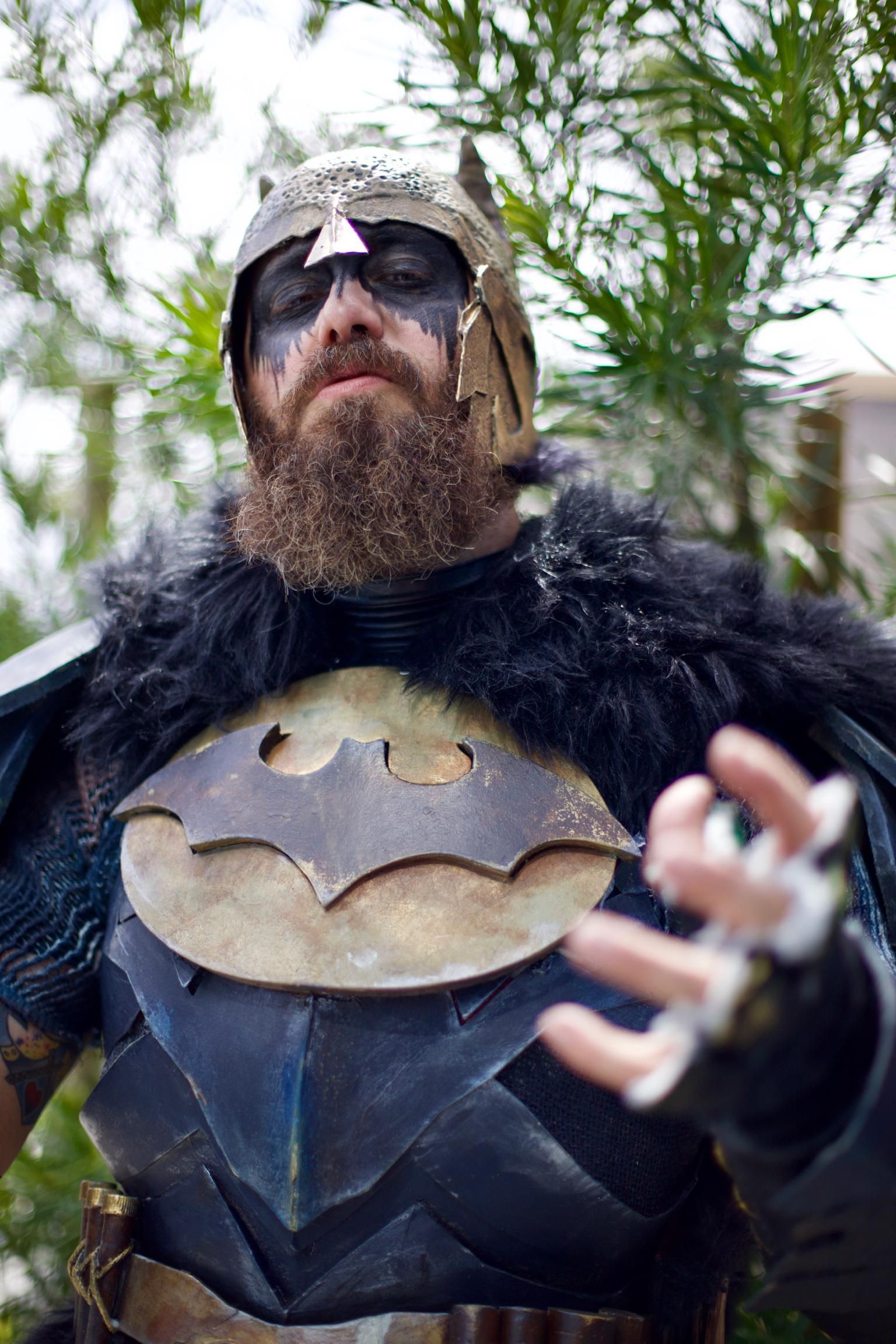 Viking Batman Mashup Costume "Bat-king" : 8 Steps (with Pictures ...