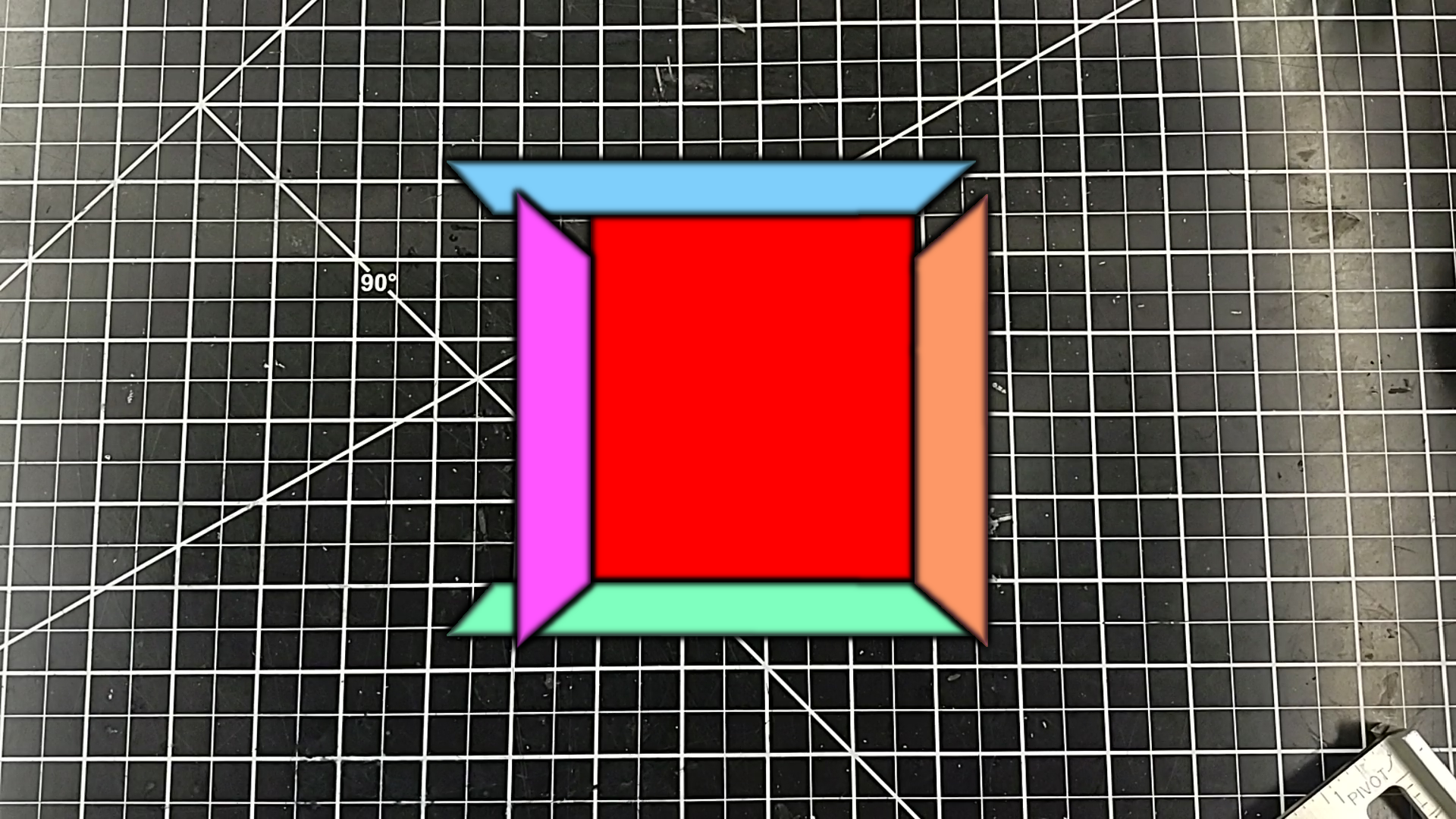 Make an EASY Infinity Mirror Cube | NO 3D Printing and NO Programming ...