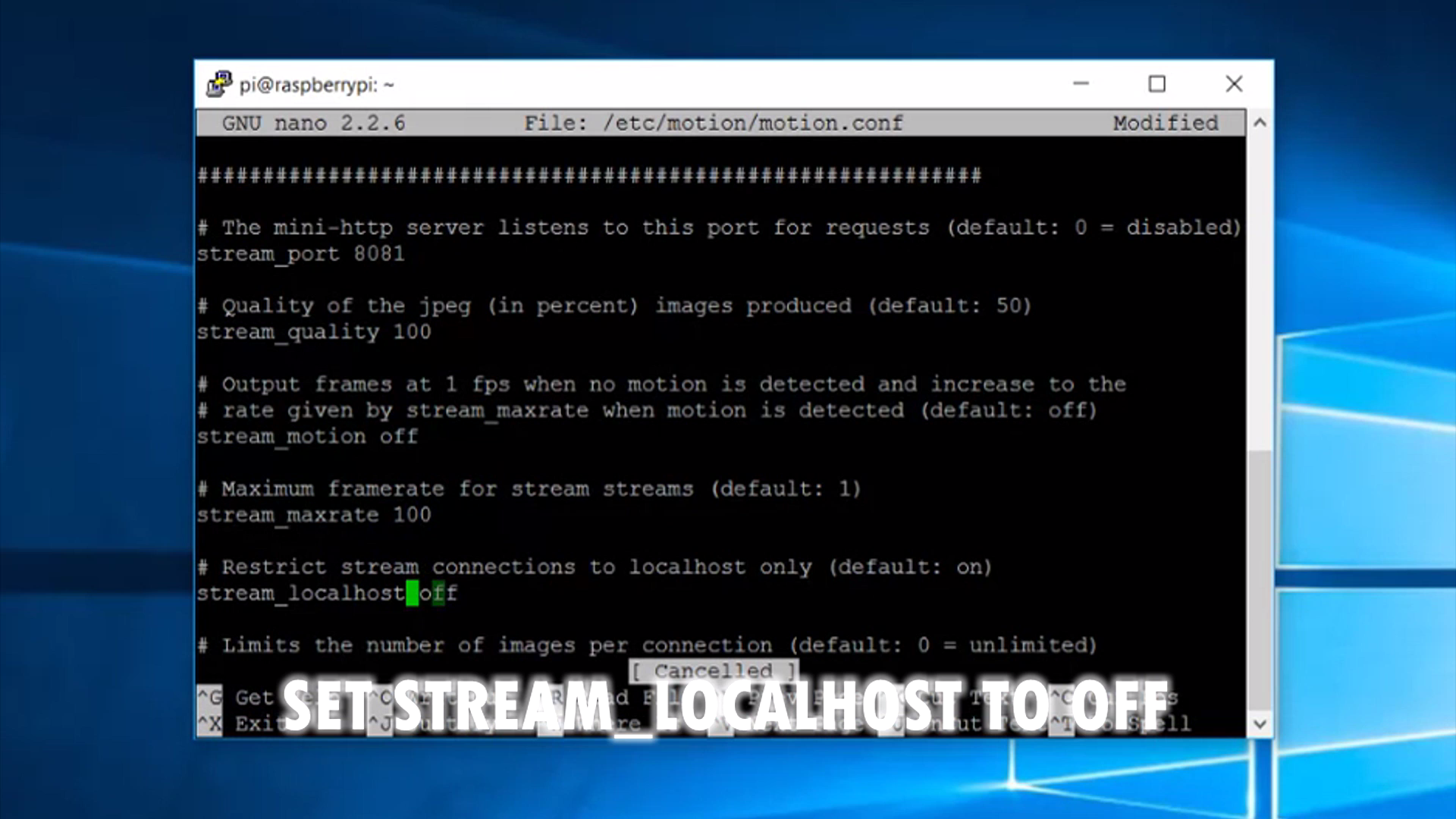 How to Make Raspberry Pi Webcam Server and Stream Live Video || Motion ...