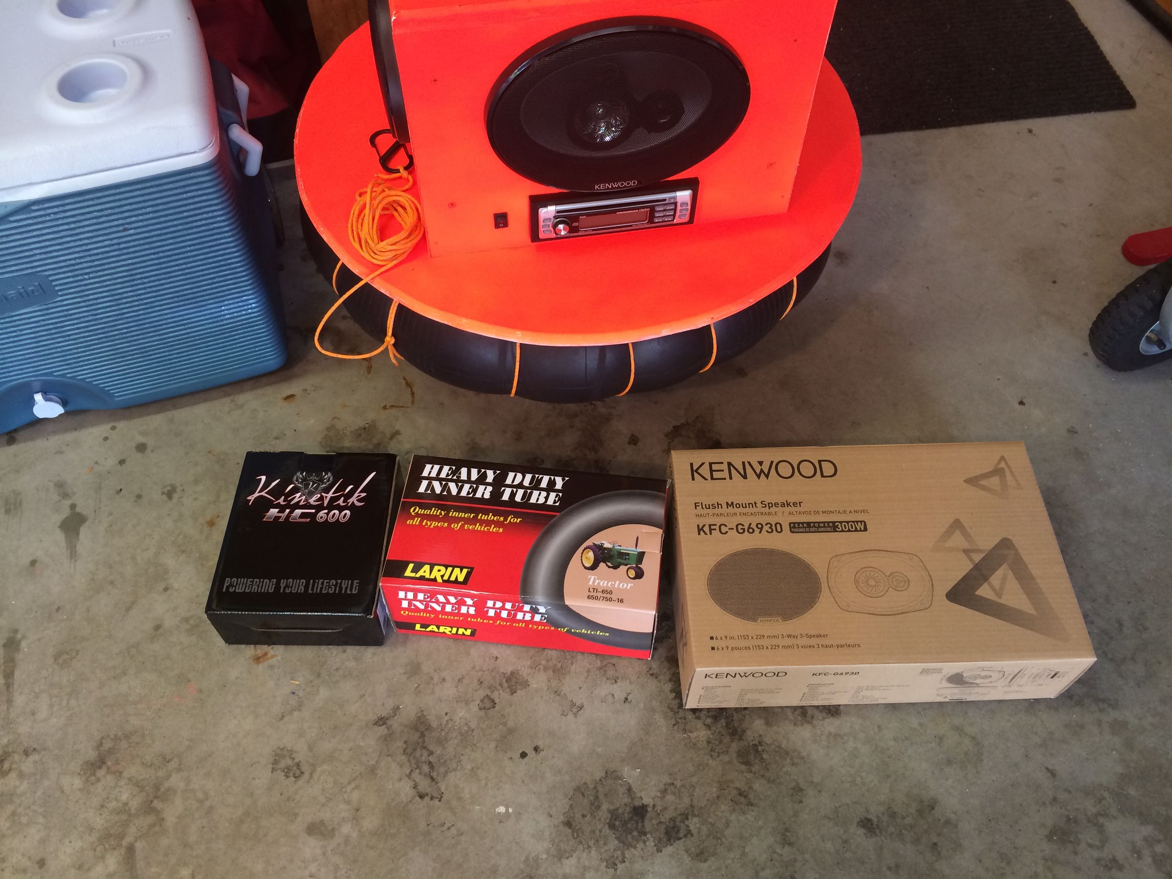 River Radio- Floating Stereo That ROCKS! : 4 Steps (with Pictures ...