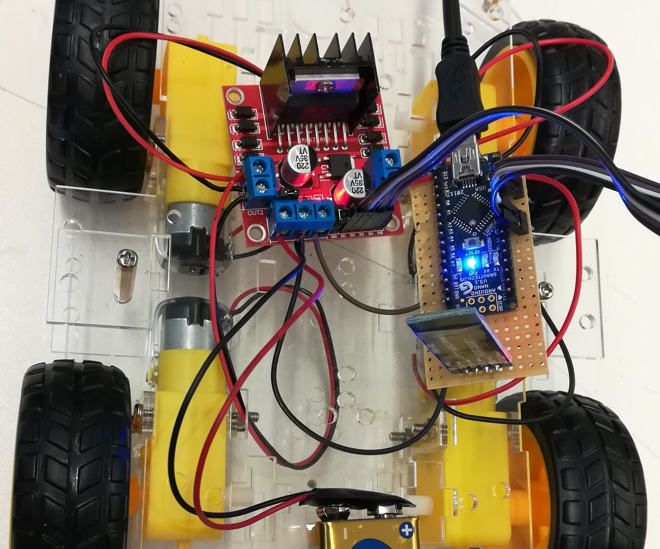 Arduino Controlled Car 4 Steps Instructables