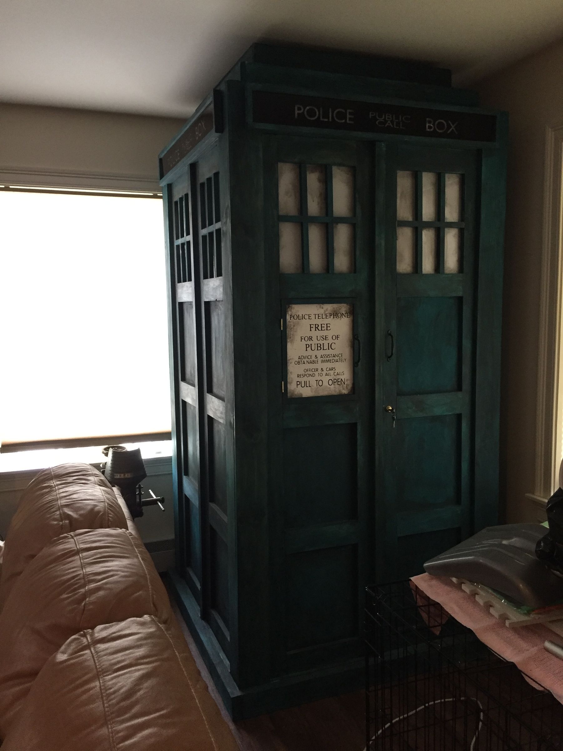Full Scale TARDIS Shed/Storage Build! : 13 Steps (with Pictures ...