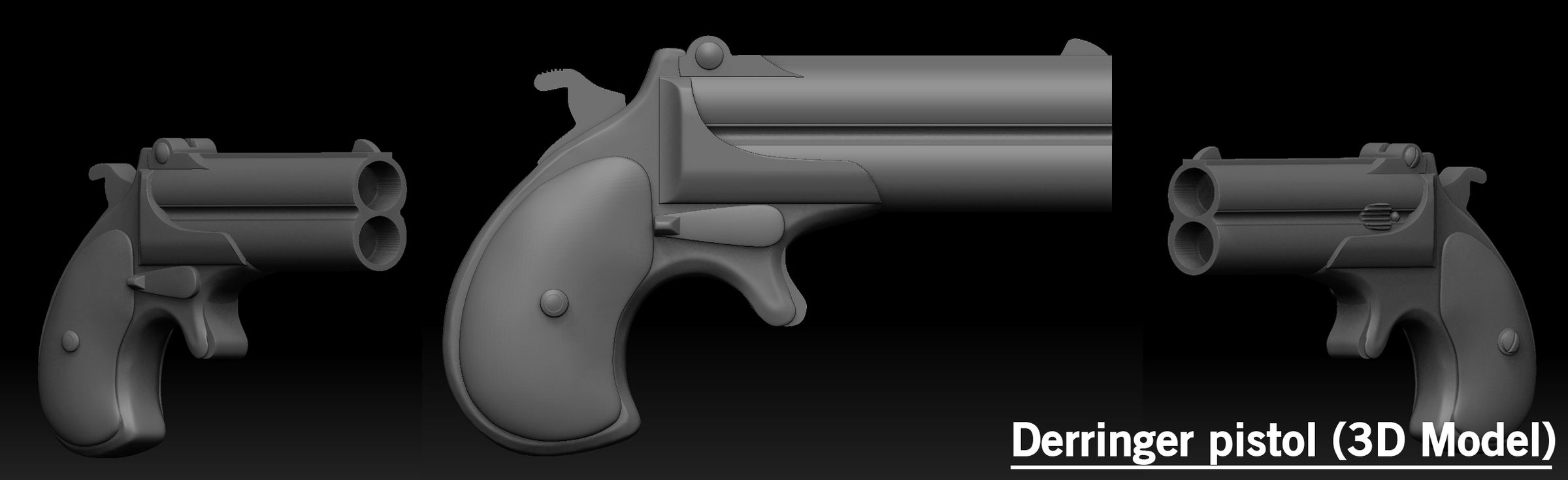 Derringer Pistol Replication (3d Print) - Instructables
