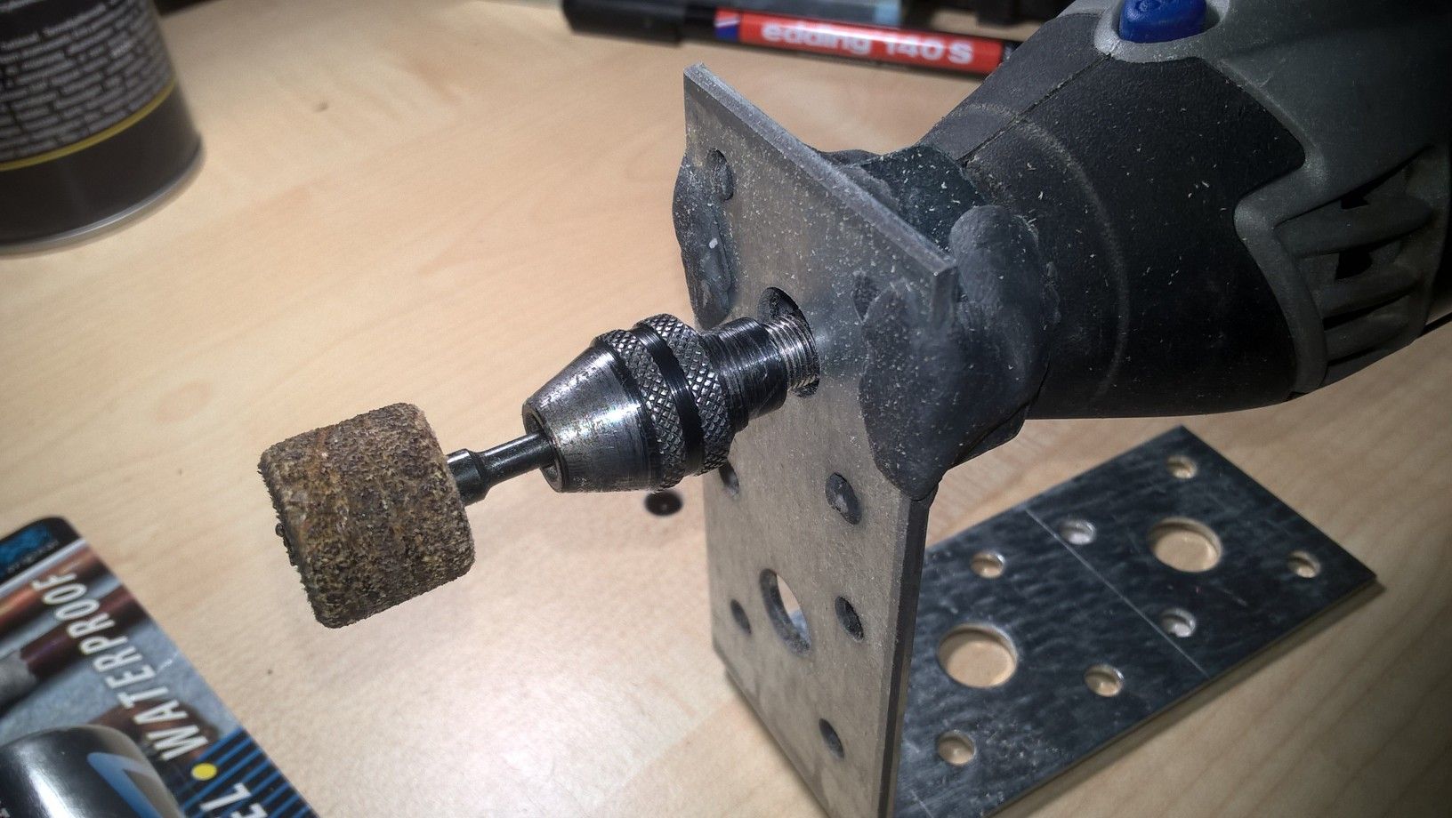 Easy and Cheap Dremel Holder - Instructables