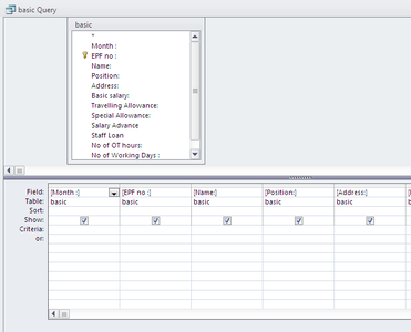Payroll and Staff Attendance Database Using MS Access : 6 Steps ...