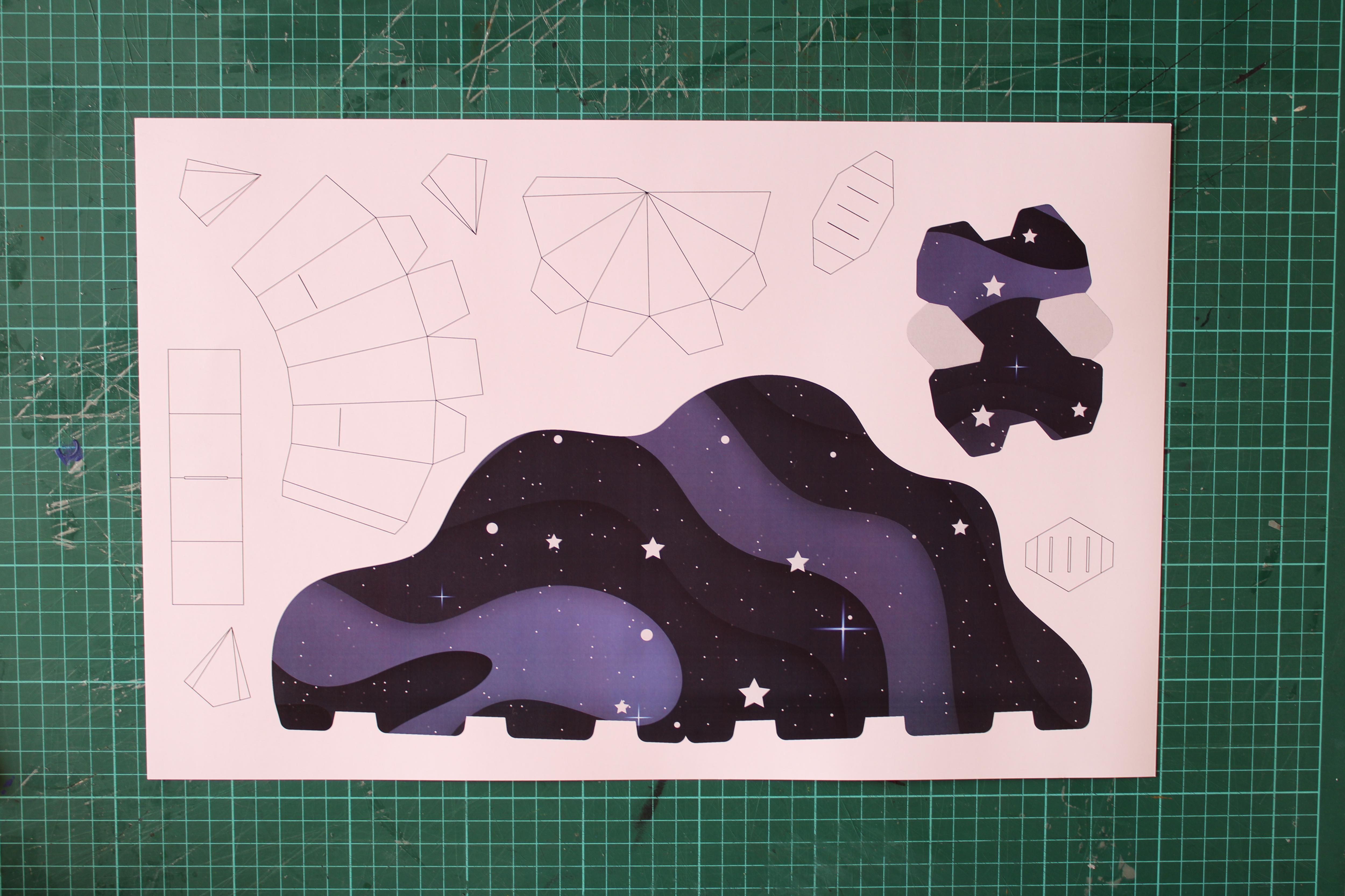 Pop-Up SPACE Card : 22 Steps (with Pictures) - Instructables