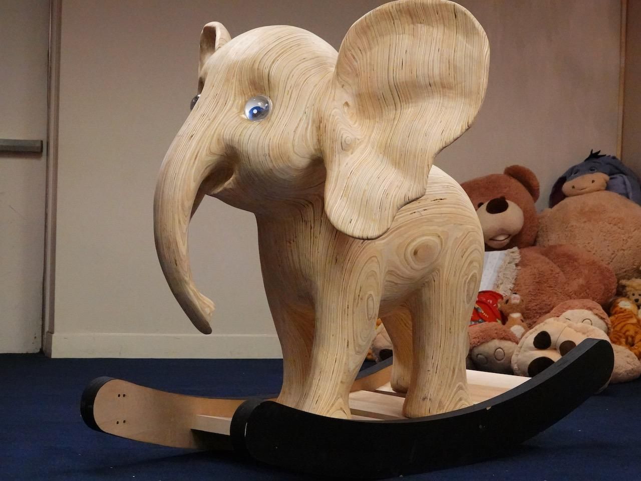 Carved Plywood Rocking Elephant : 9 Steps (with Pictures) - Instructables