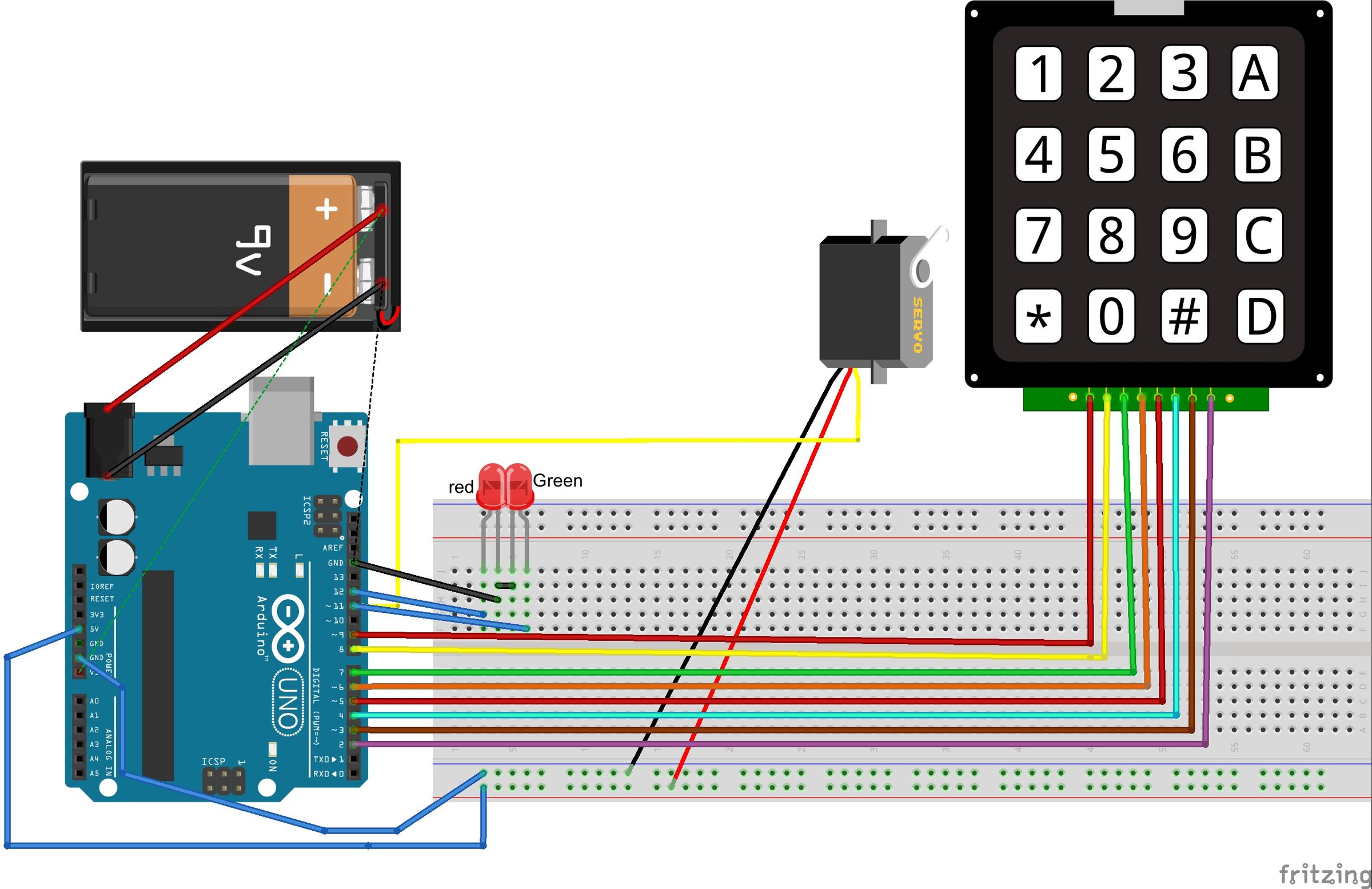 Arduino Door Locking System : 7 Steps - Instructables