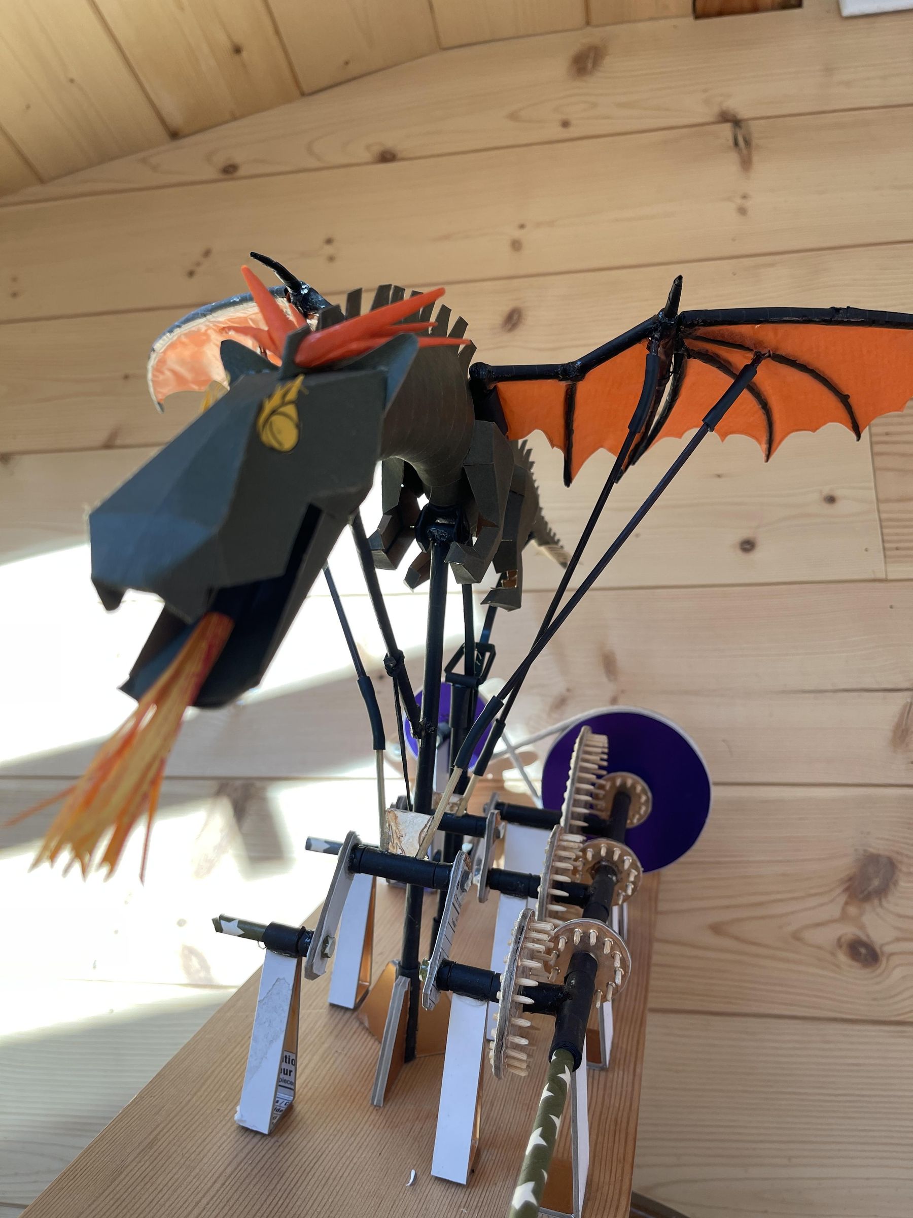 Animatronic Fire Breathing Paper Dragon : 9 Steps (with Pictures ...